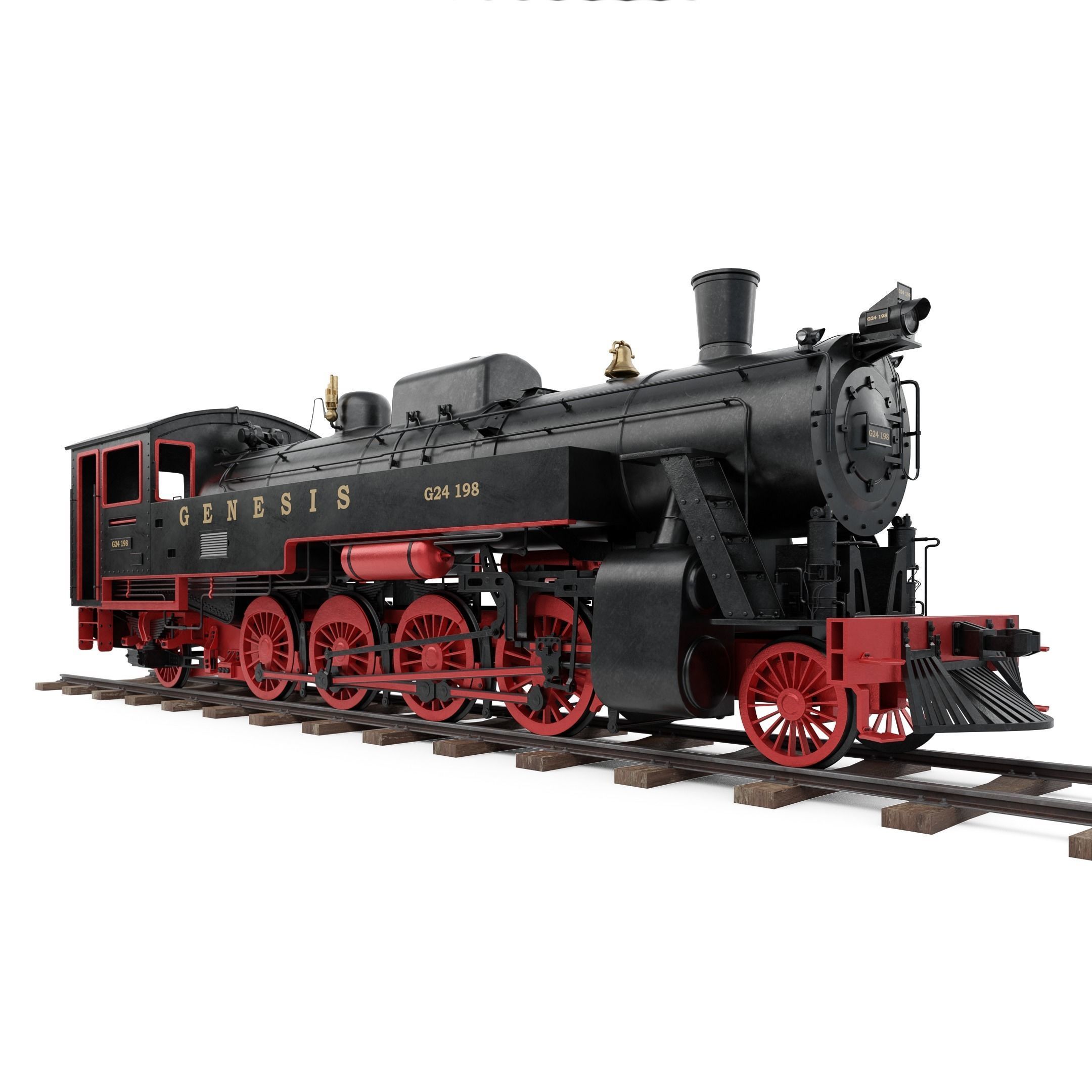 Steam Locomotive 3D model | CGTrader