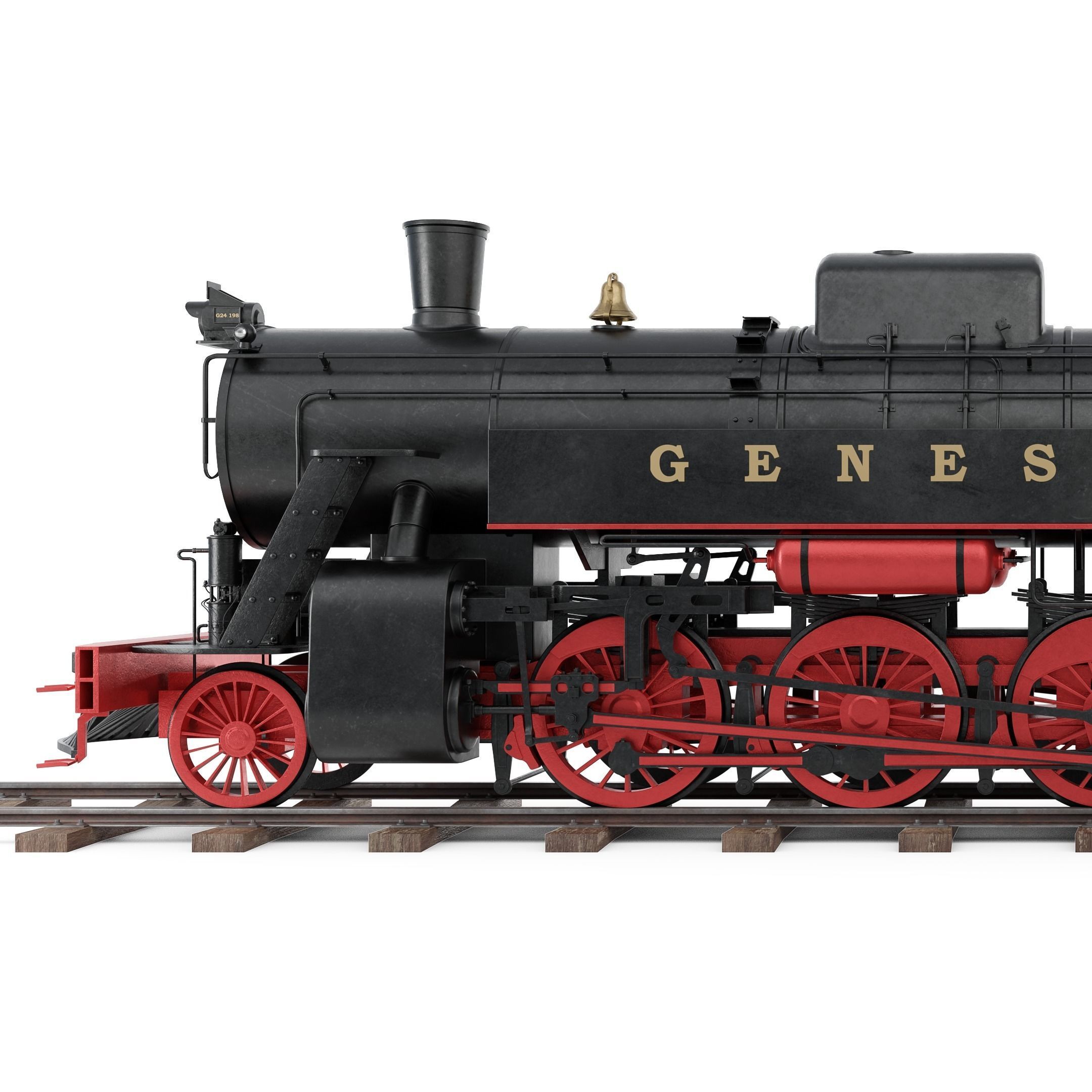 Steam Locomotive 3D model | CGTrader