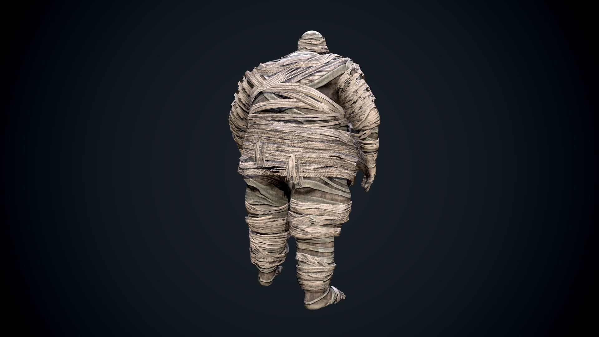 3D model Mummy fat VR / AR / low-poly | CGTrader