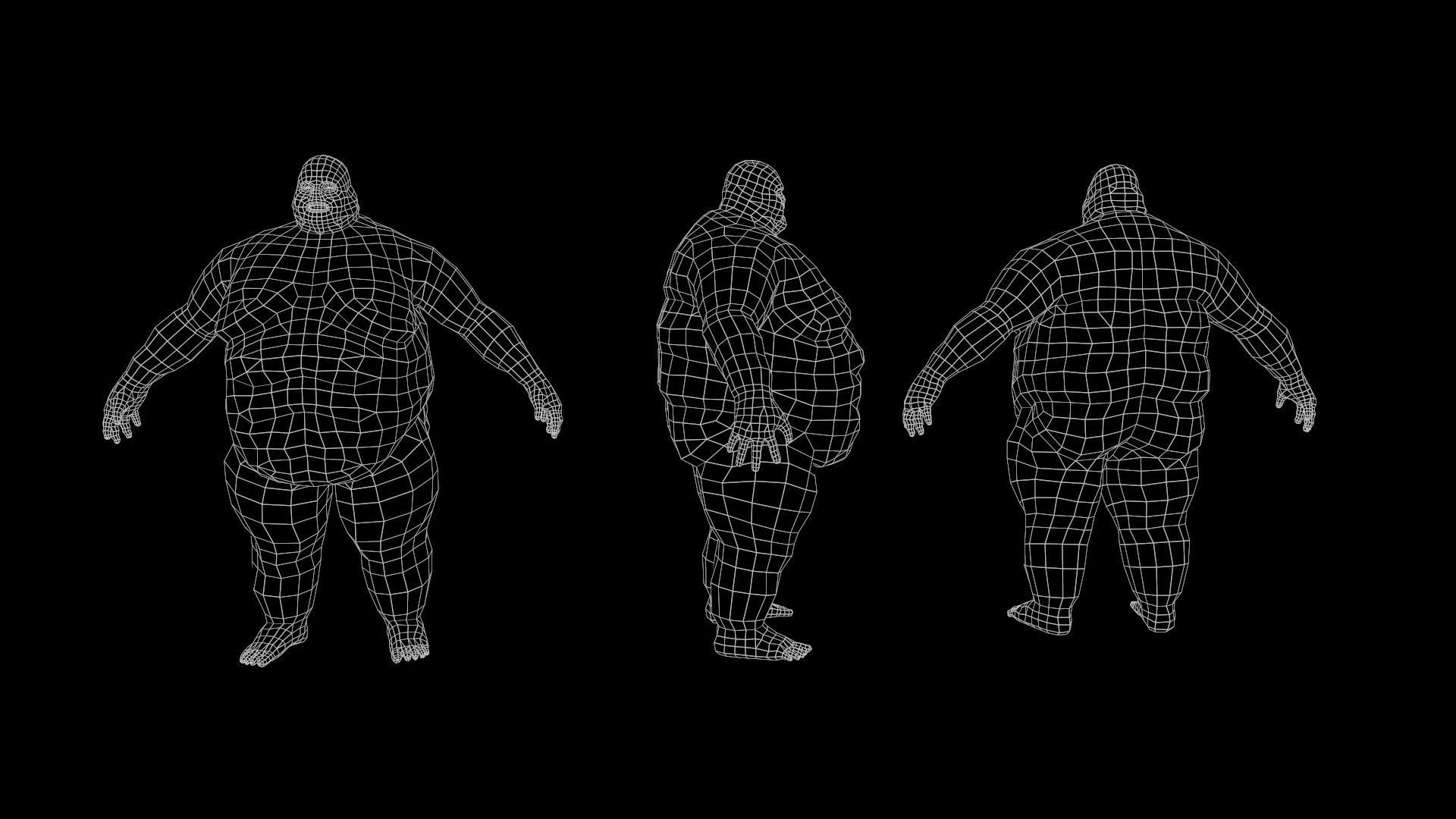 3D model Mummy fat VR / AR / low-poly | CGTrader