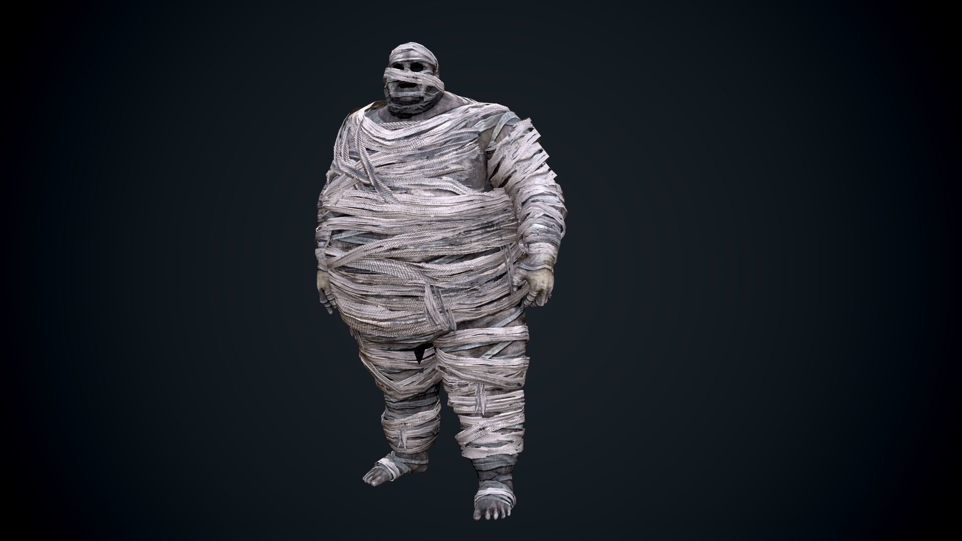 3D model Mummy fat VR / AR / low-poly | CGTrader