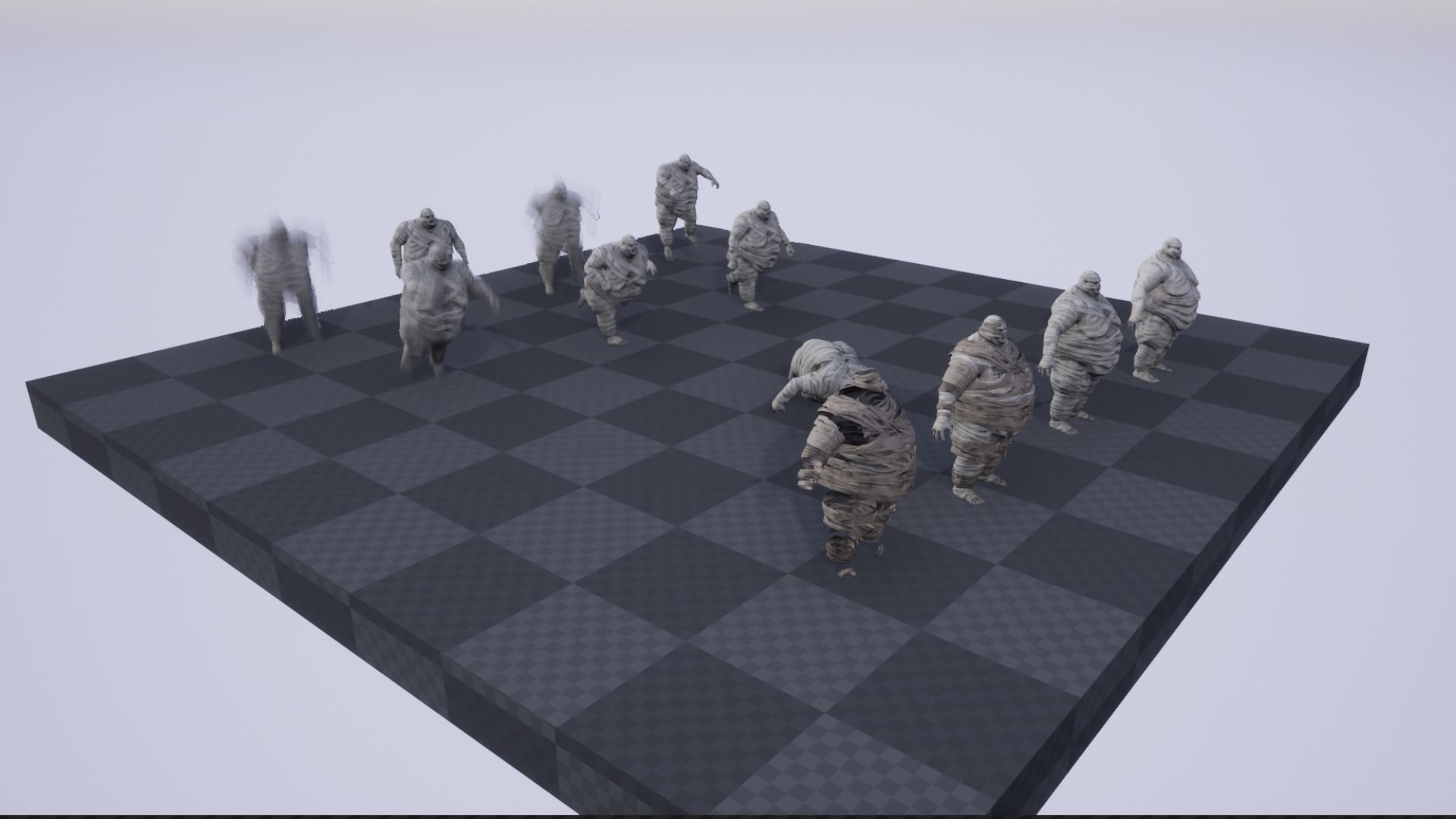 3d Model Mummy Fat Vr Ar Low Poly Cgtrader