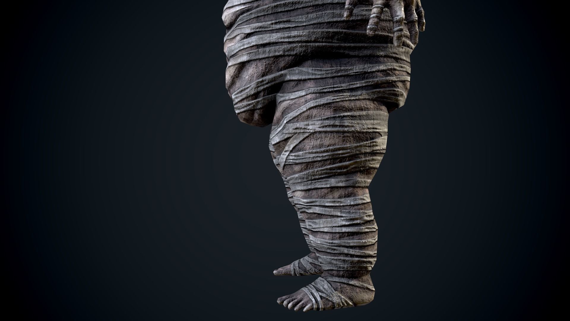 3D model Mummy fat VR / AR / low-poly | CGTrader