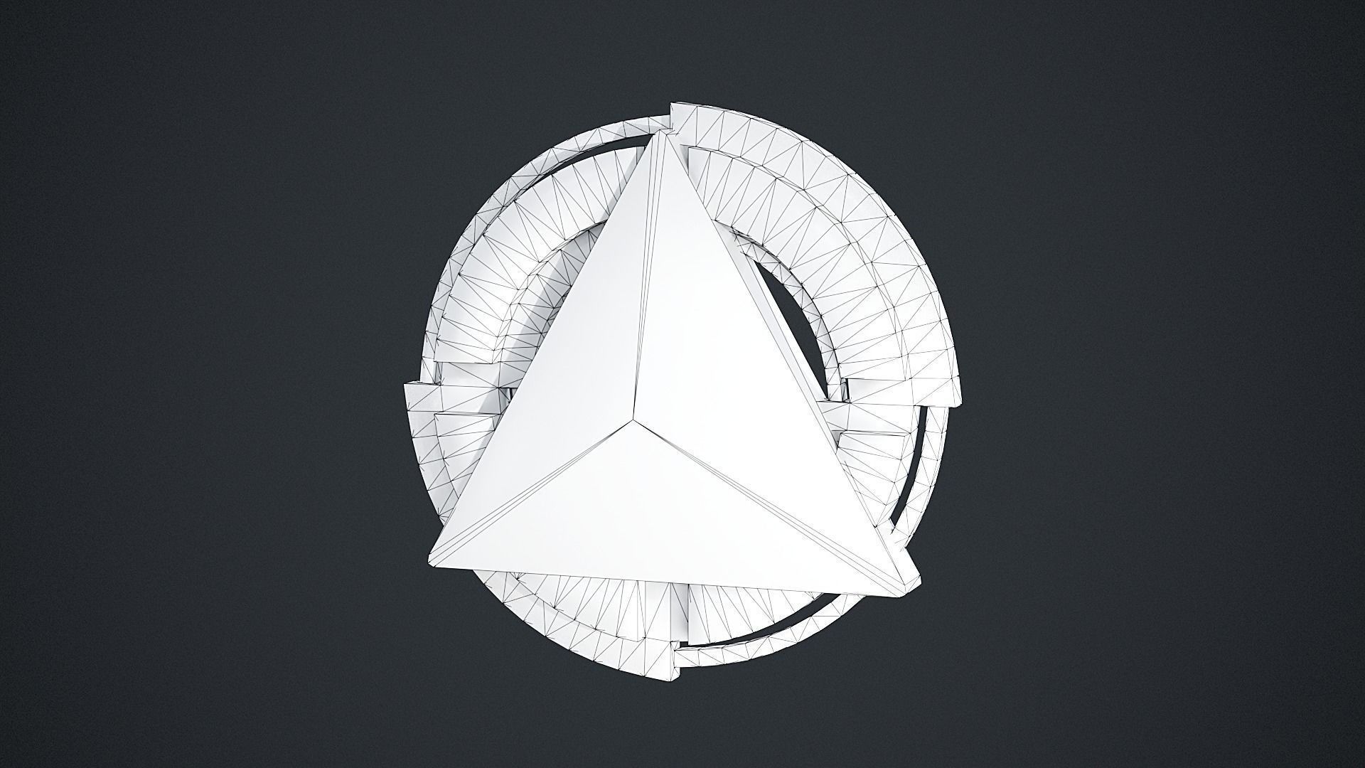 3D model Sci-fi Badge VR / AR / low-poly | CGTrader