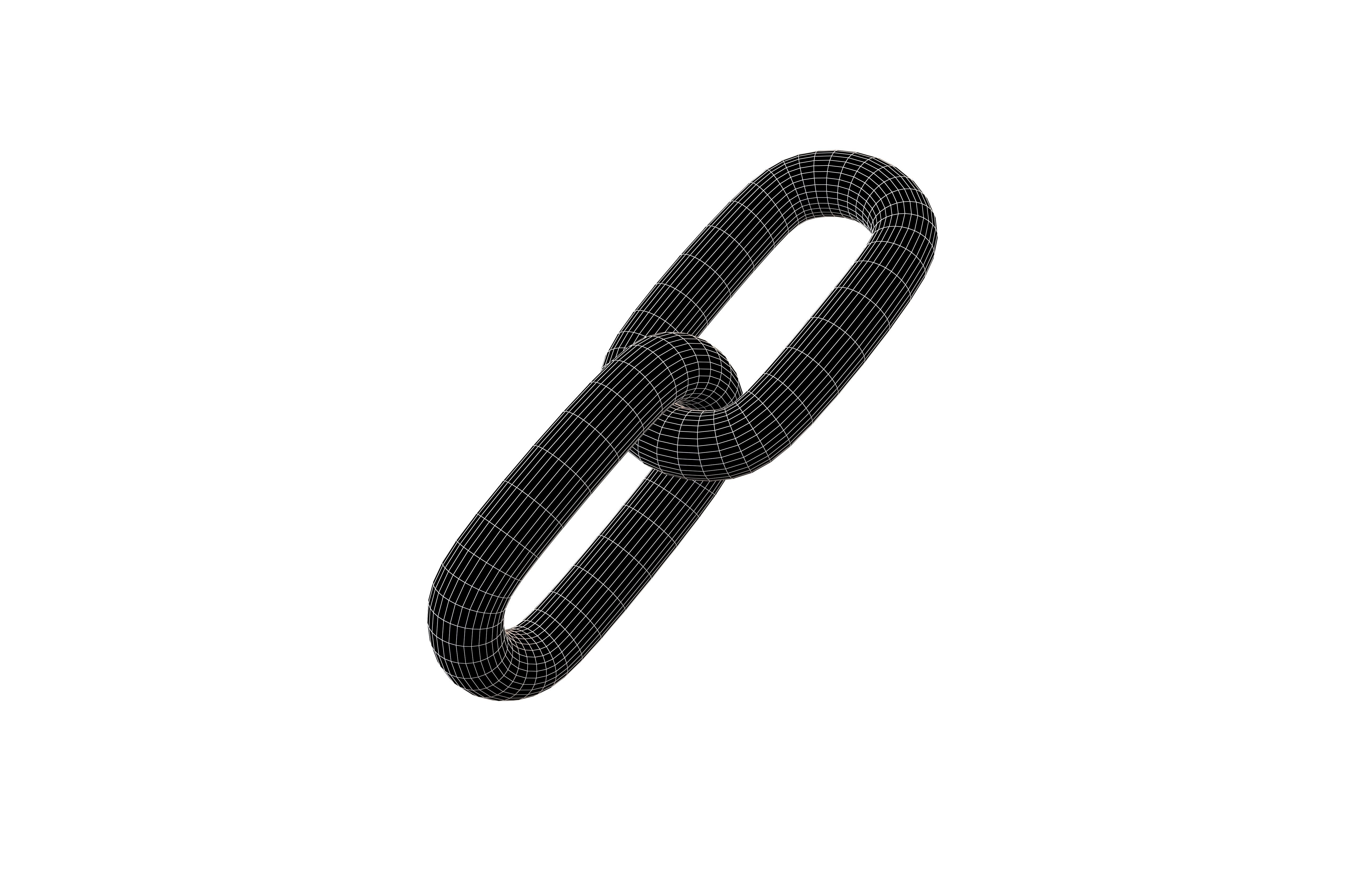 3D model Chain Link Icon v1 002 VR / AR / low-poly | CGTrader