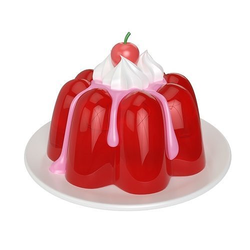 3D model jelly 3D Cartoon Model VR / AR / low-poly | CGTrader