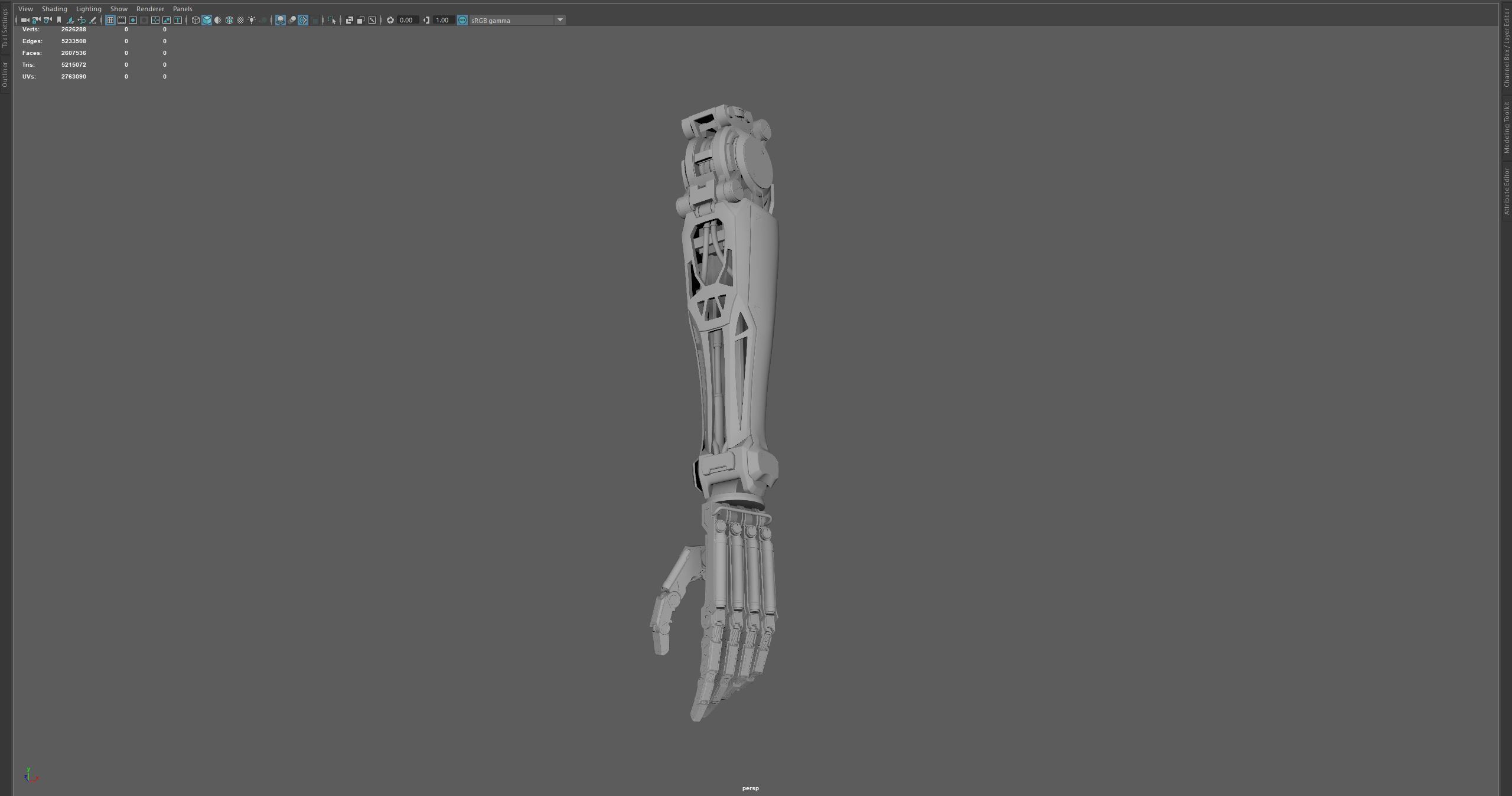 3D RobotArm with UVs 3D model | CGTrader