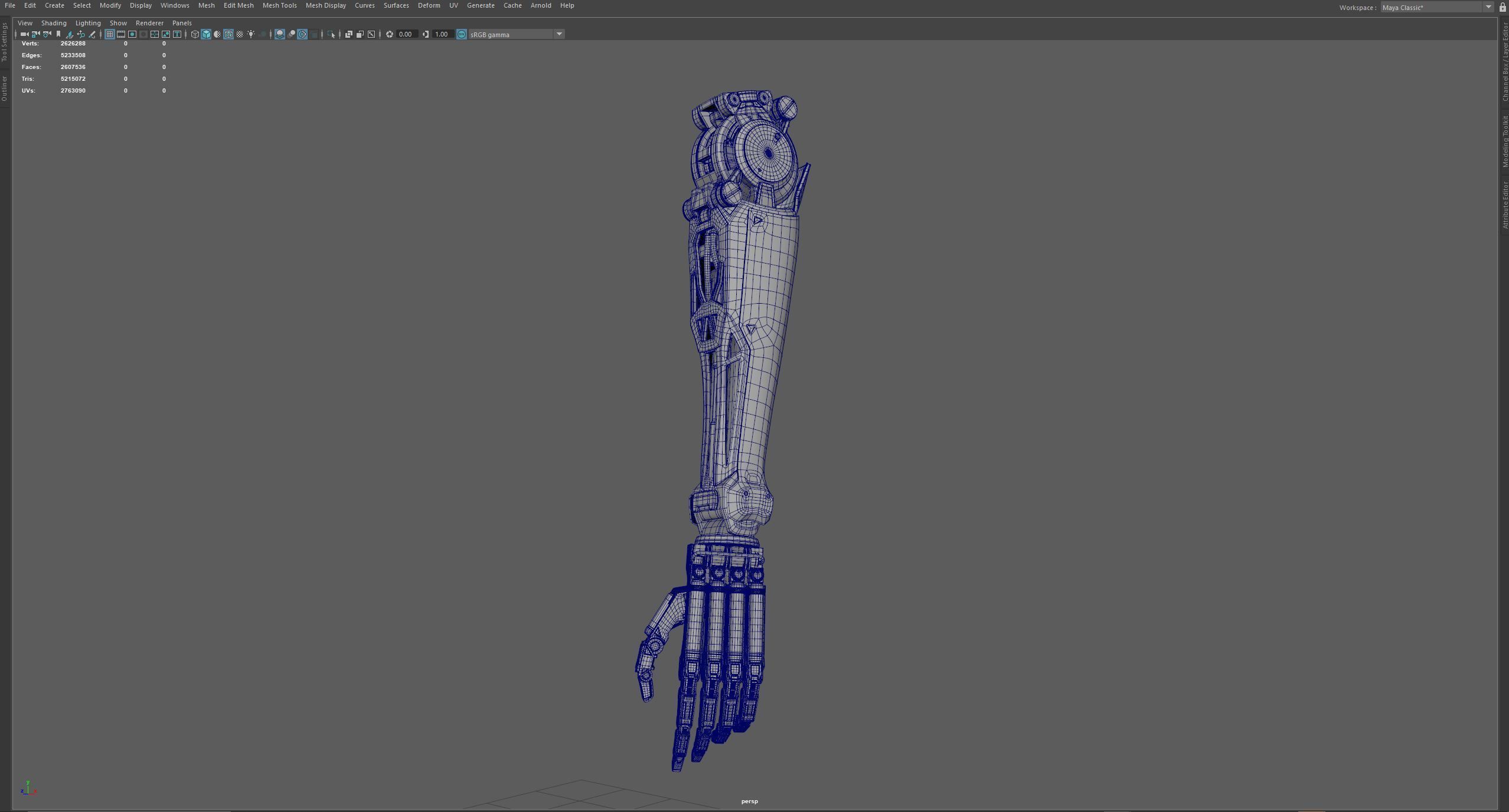 3D RobotArm with UVs 3D model | CGTrader