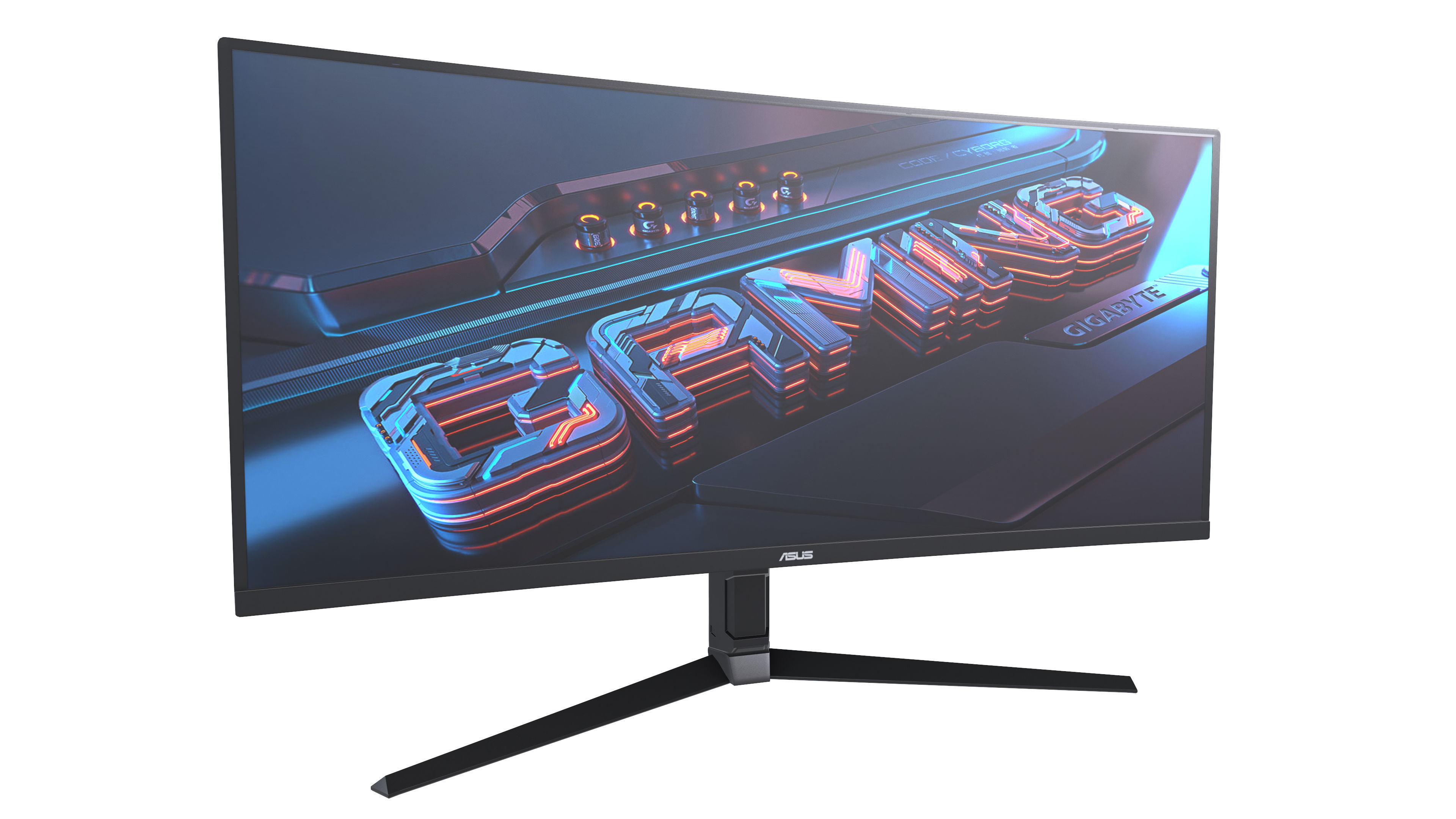 3D model Asus Tuff Gaming Monitor 3D Model VR VR / AR / low-poly | CGTrader