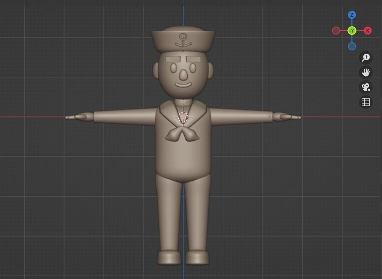 3D model The Sailor VR / AR / low-poly | CGTrader