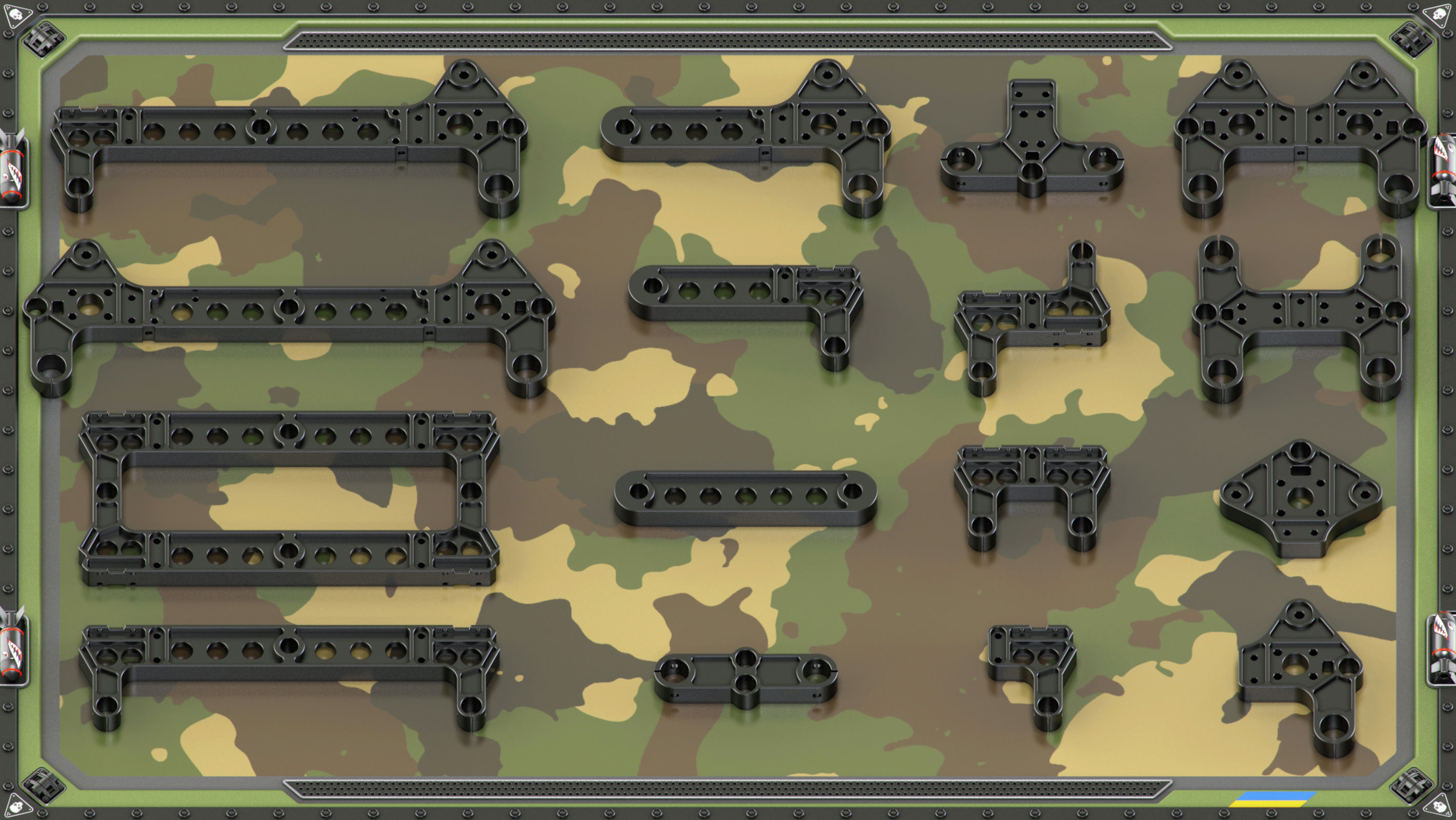 Sci-Fi Hard Surface Mechanical KITBASH 405 DETAILS 3D model | CGTrader