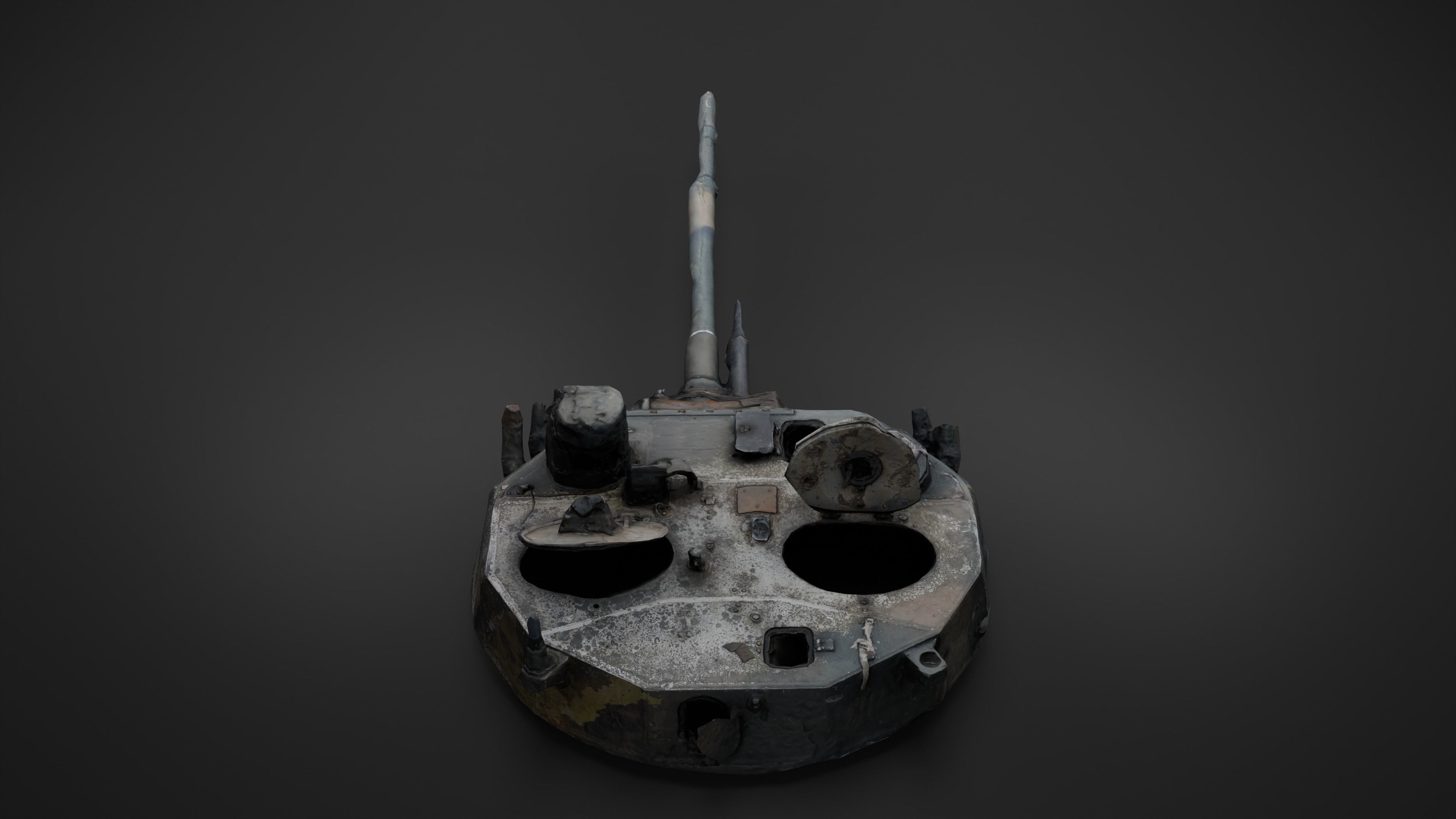 3D model Combat module BMD-4M Bakhcha-U turret Photoscan PBR Game Ready ...
