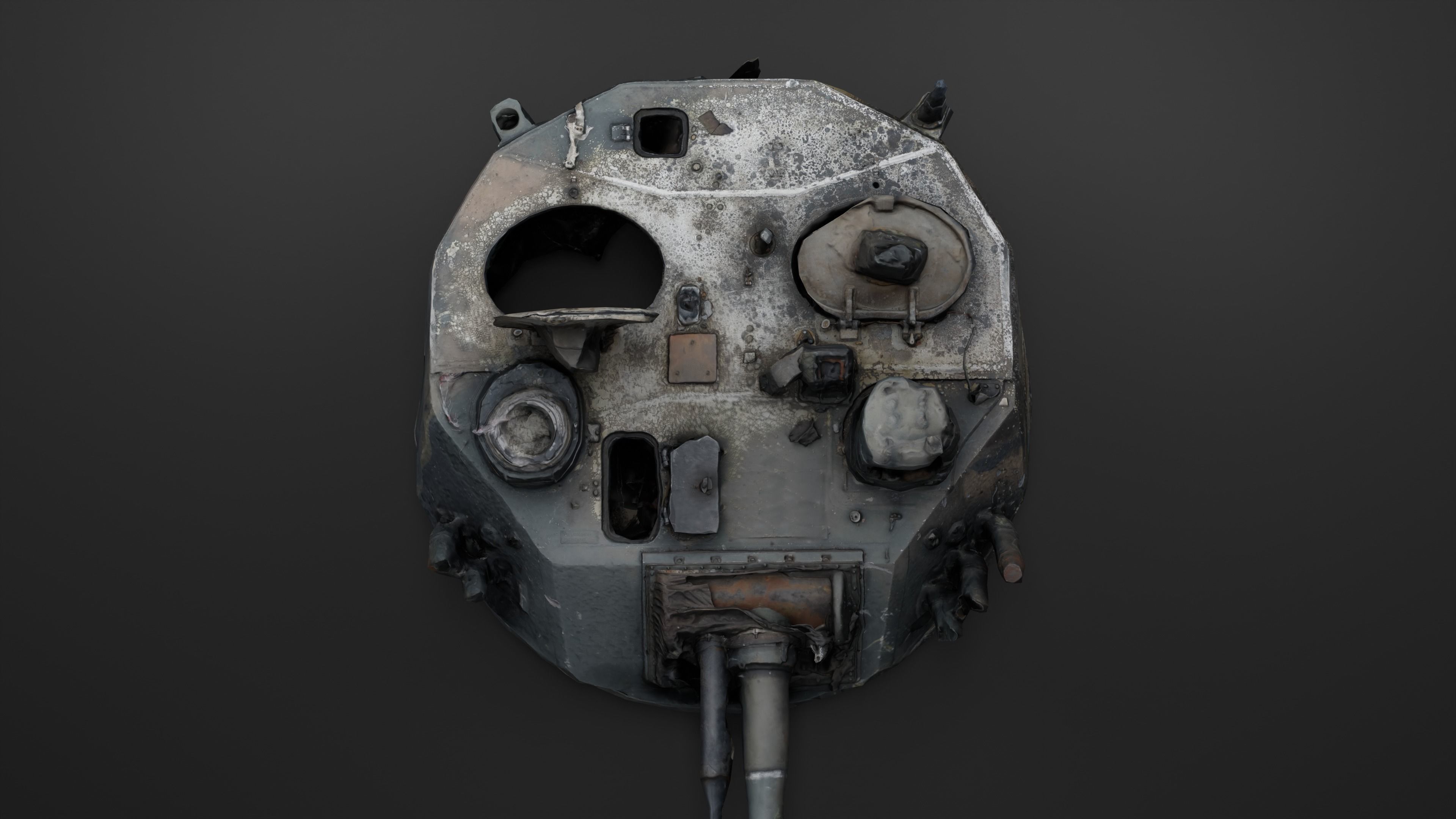 3D model Combat module BMD-4M Bakhcha-U turret Photoscan PBR Game Ready ...