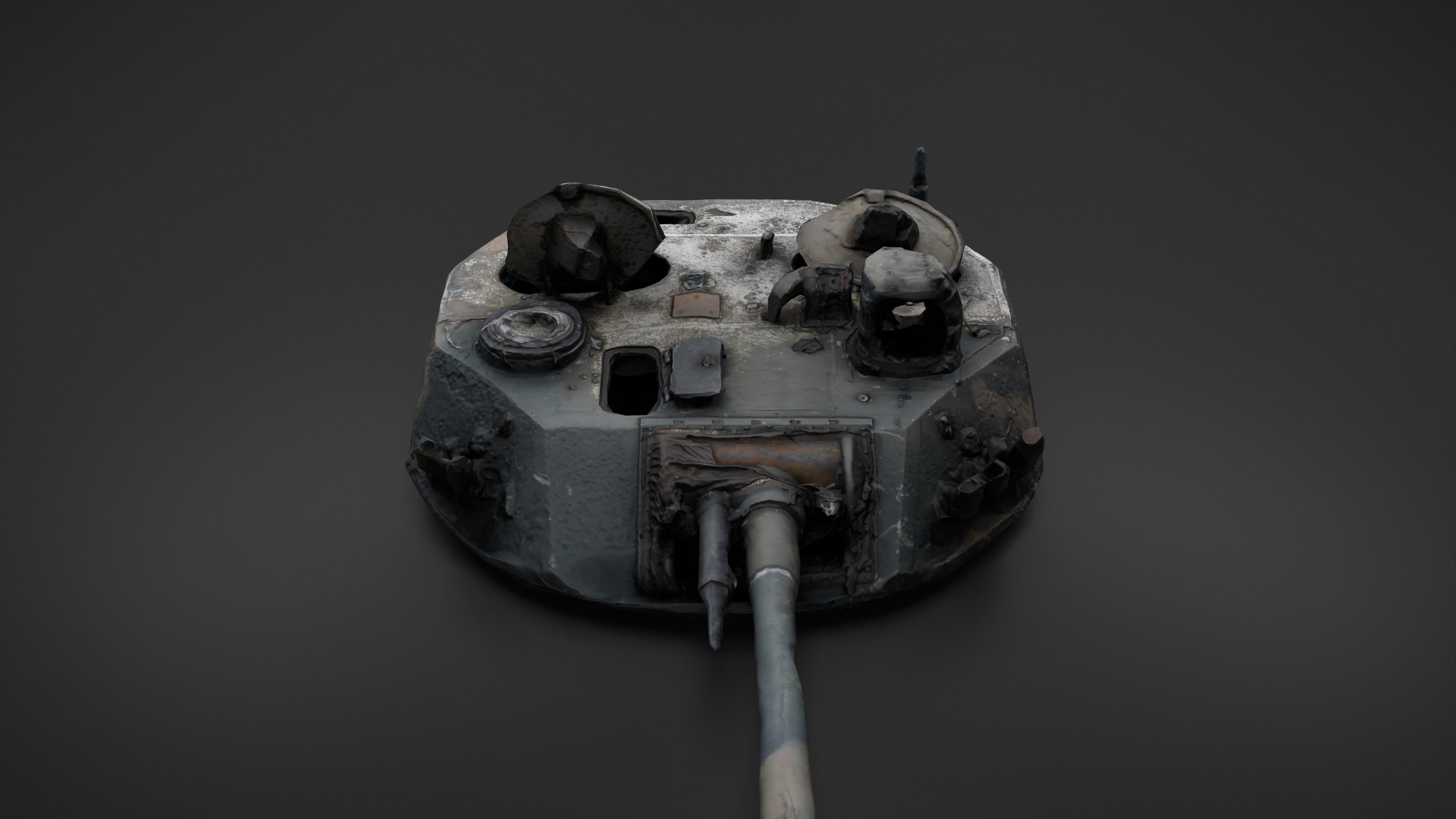 3D model Combat module BMD-4M Bakhcha-U turret Photoscan PBR Game Ready ...
