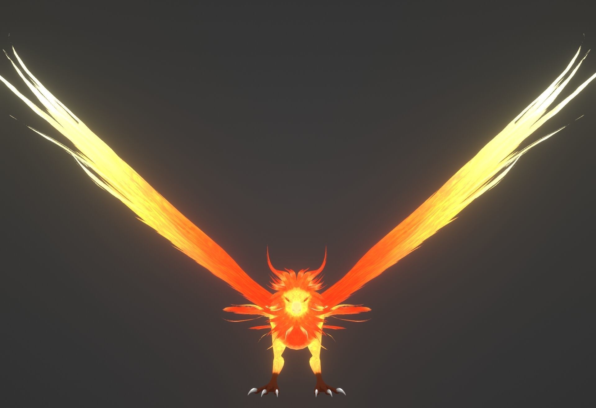 3D model Anime Phoenix VR / AR / low-poly | CGTrader