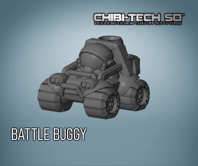 CHIBI-TECH SD - BATTLE BUGGY 3D model 3D printable | CGTrader