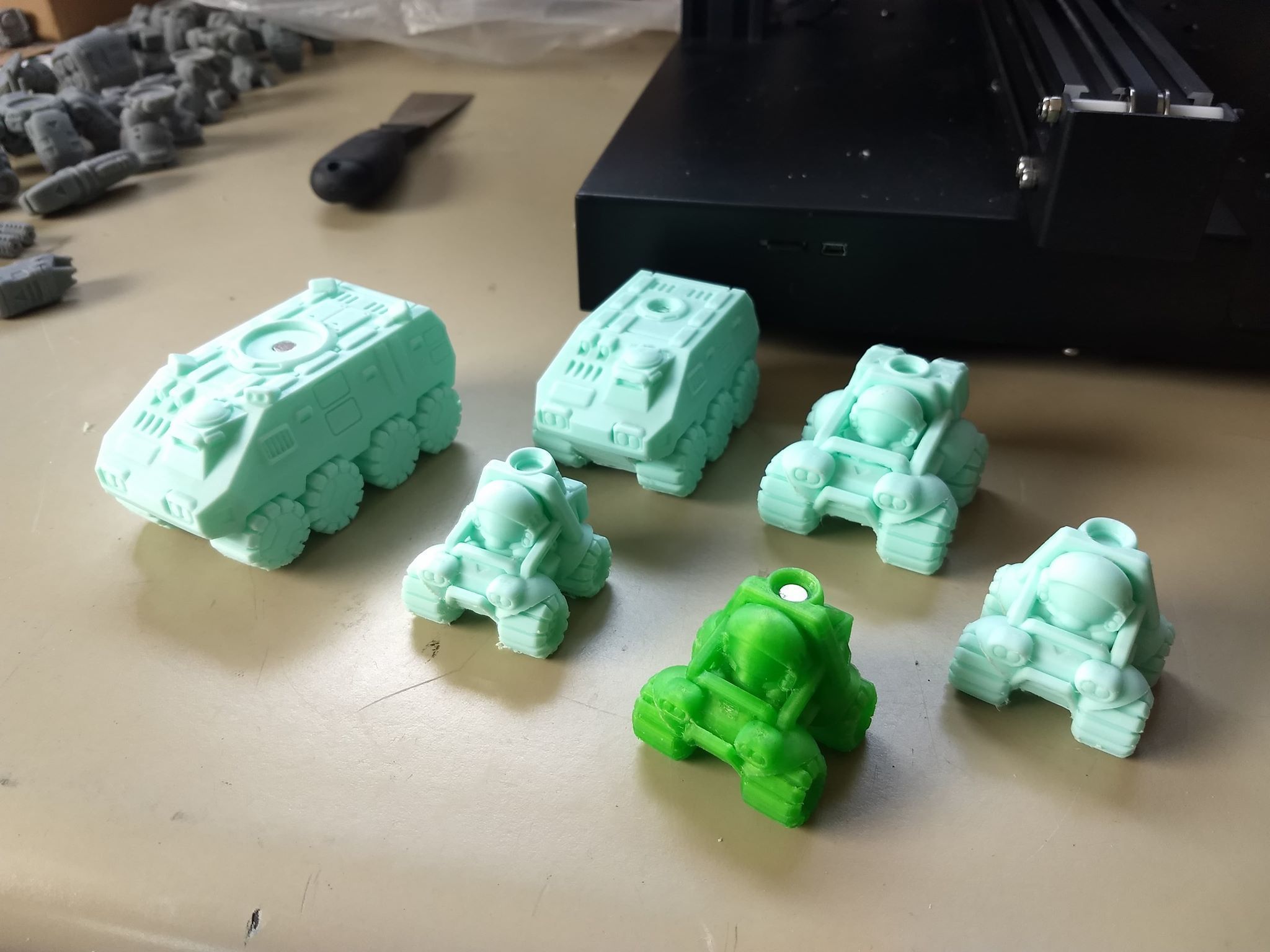 CHIBI-TECH SD - KODIAK APC 3D model 3D printable | CGTrader