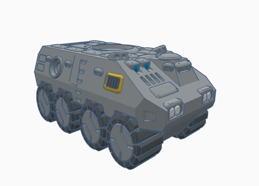 CHIBI-TECH SD - BLACK MAMMOTH MOBILE COMMAND 3D model 3D printable ...