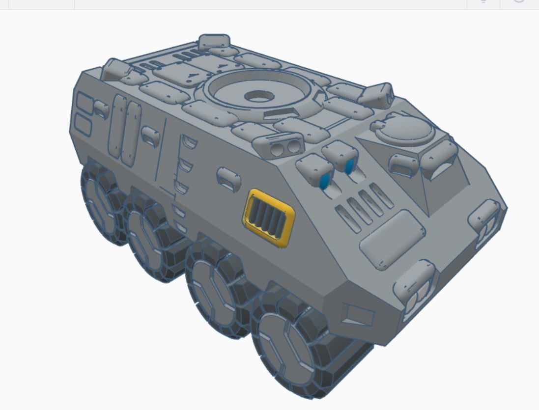 CHIBI-TECH SD - BLACK MAMMOTH MOBILE COMMAND 3D model 3D printable ...