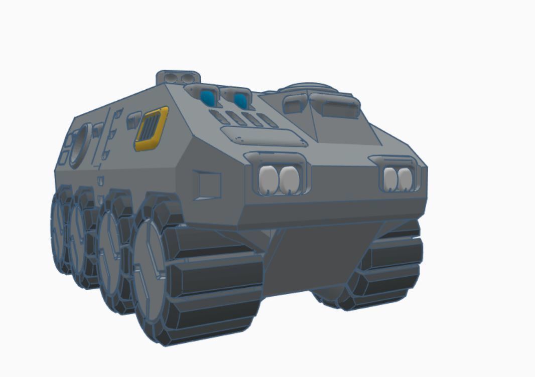 CHIBI-TECH SD - BLACK MAMMOTH MOBILE COMMAND 3D model 3D printable ...