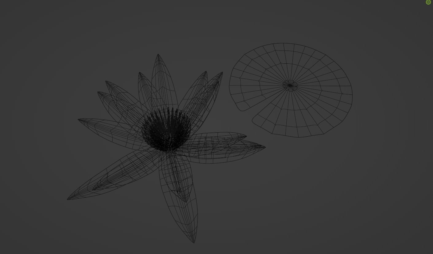 lotus flower blender - Geometry Nodes free 3D model | CGTrader