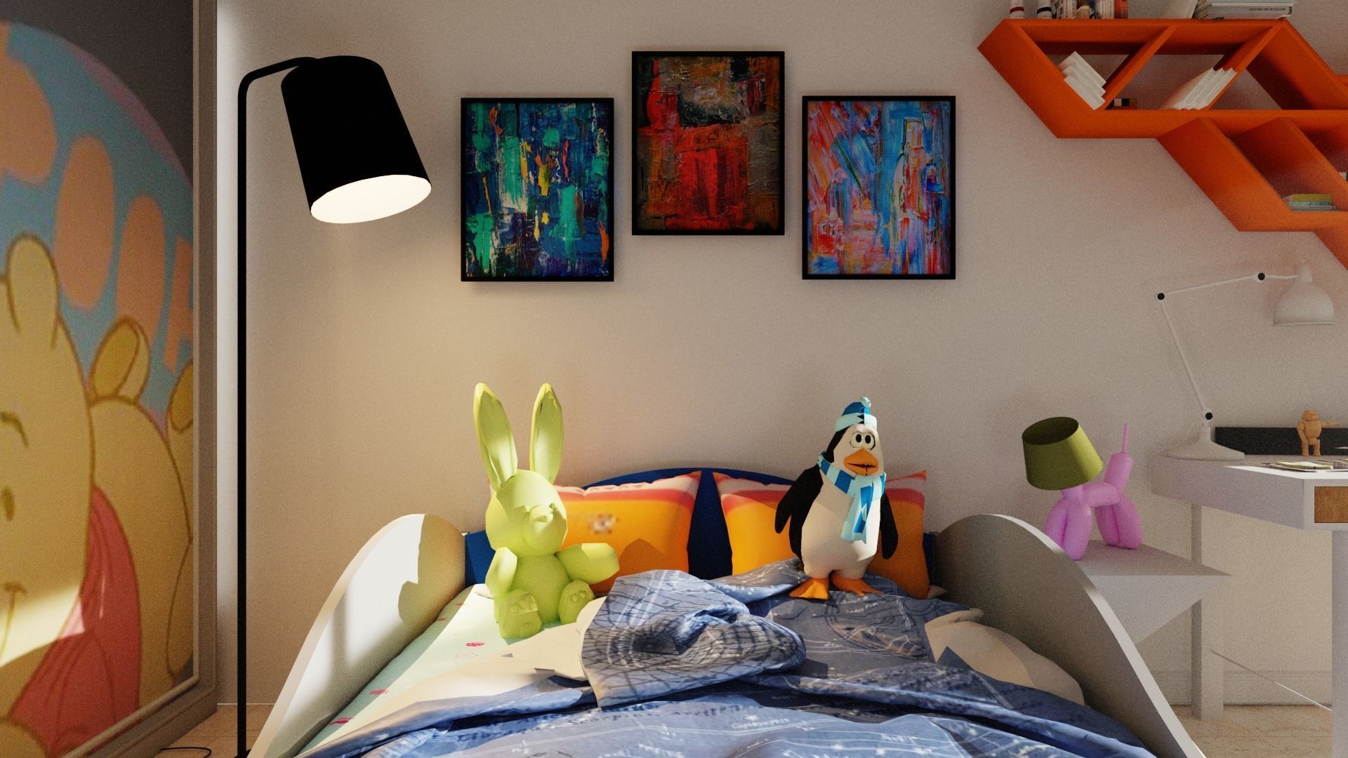 Kids bedroom 3D model | CGTrader