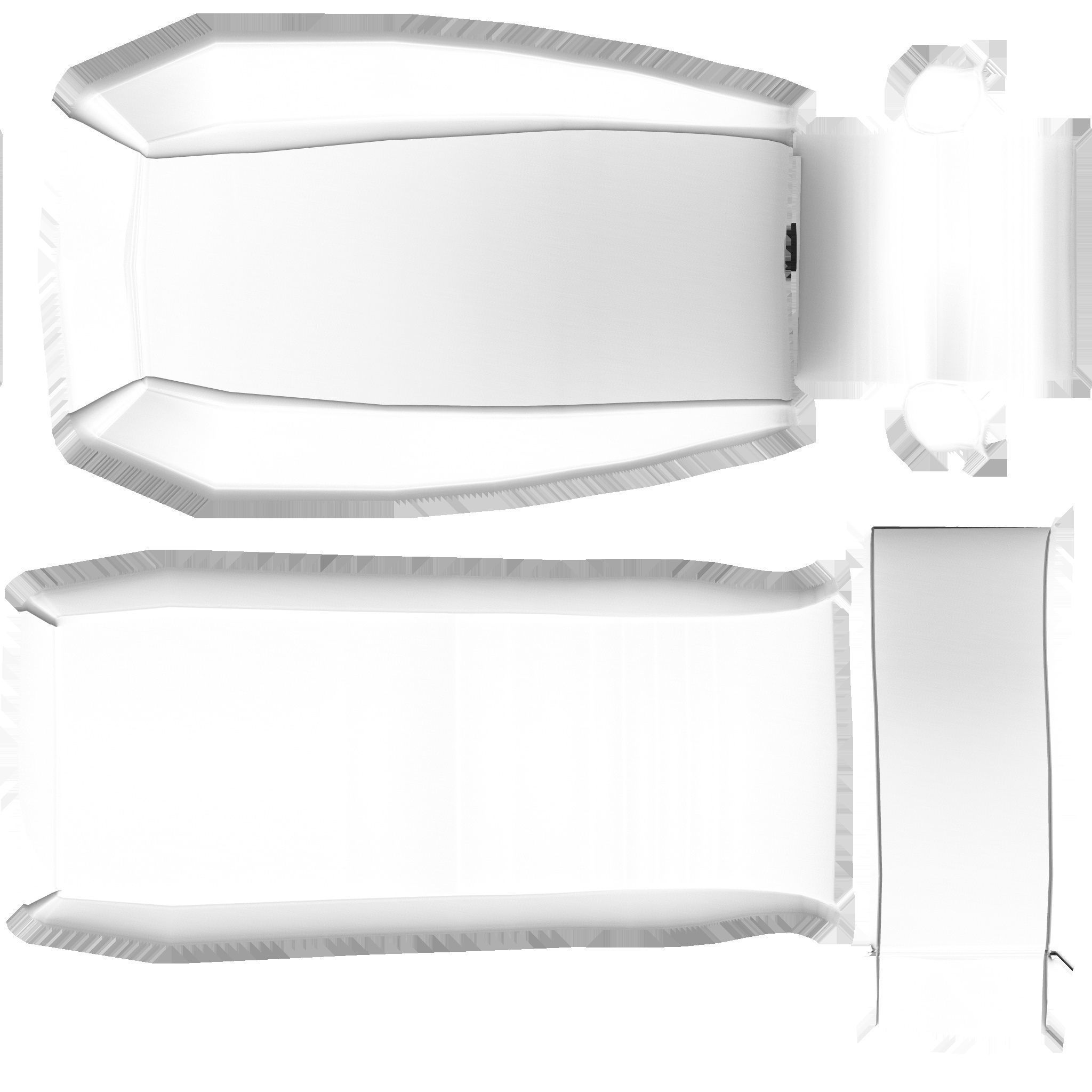 3D model Modern Beach Chaise Lounge VR / AR / low-poly | CGTrader