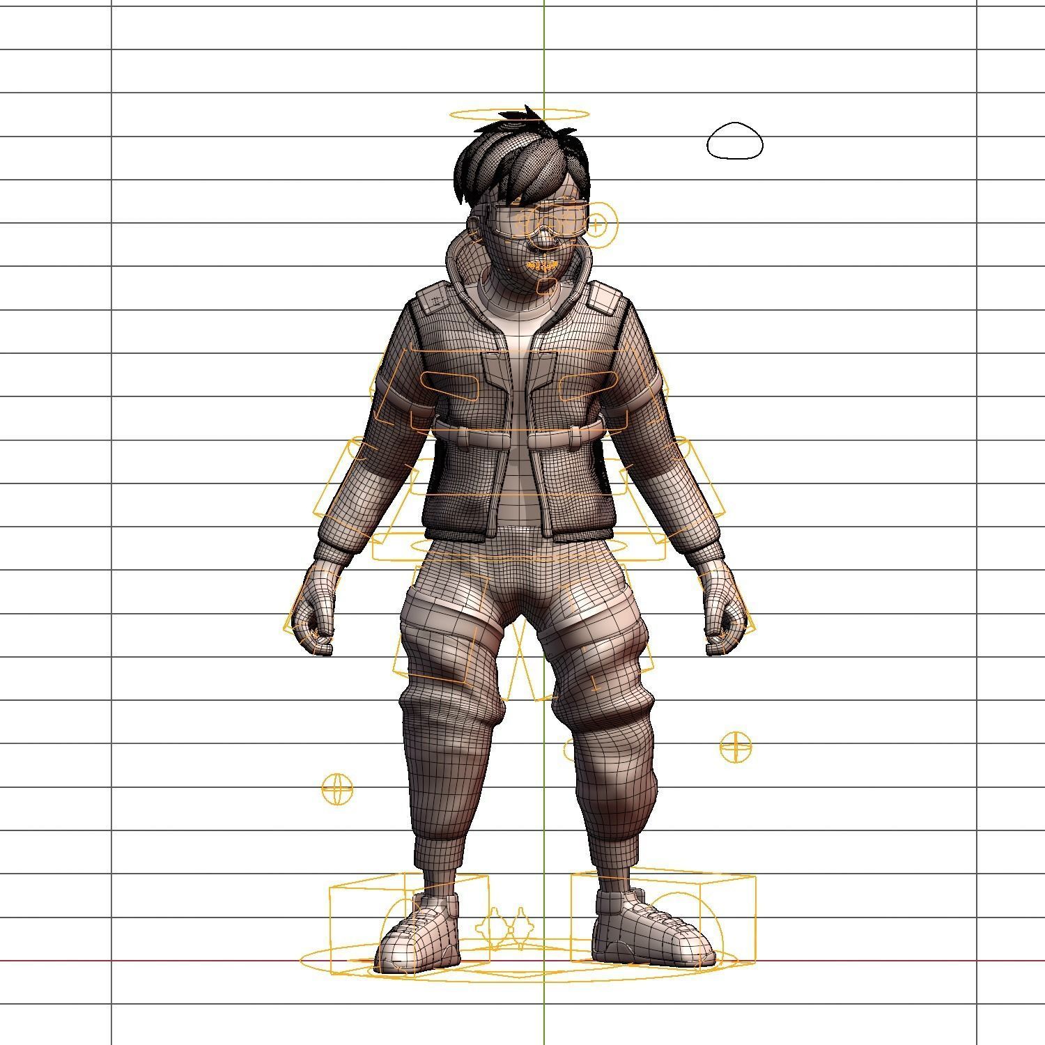 3D model Stylized Fantasy Cyber Character VR / AR / low-poly | CGTrader