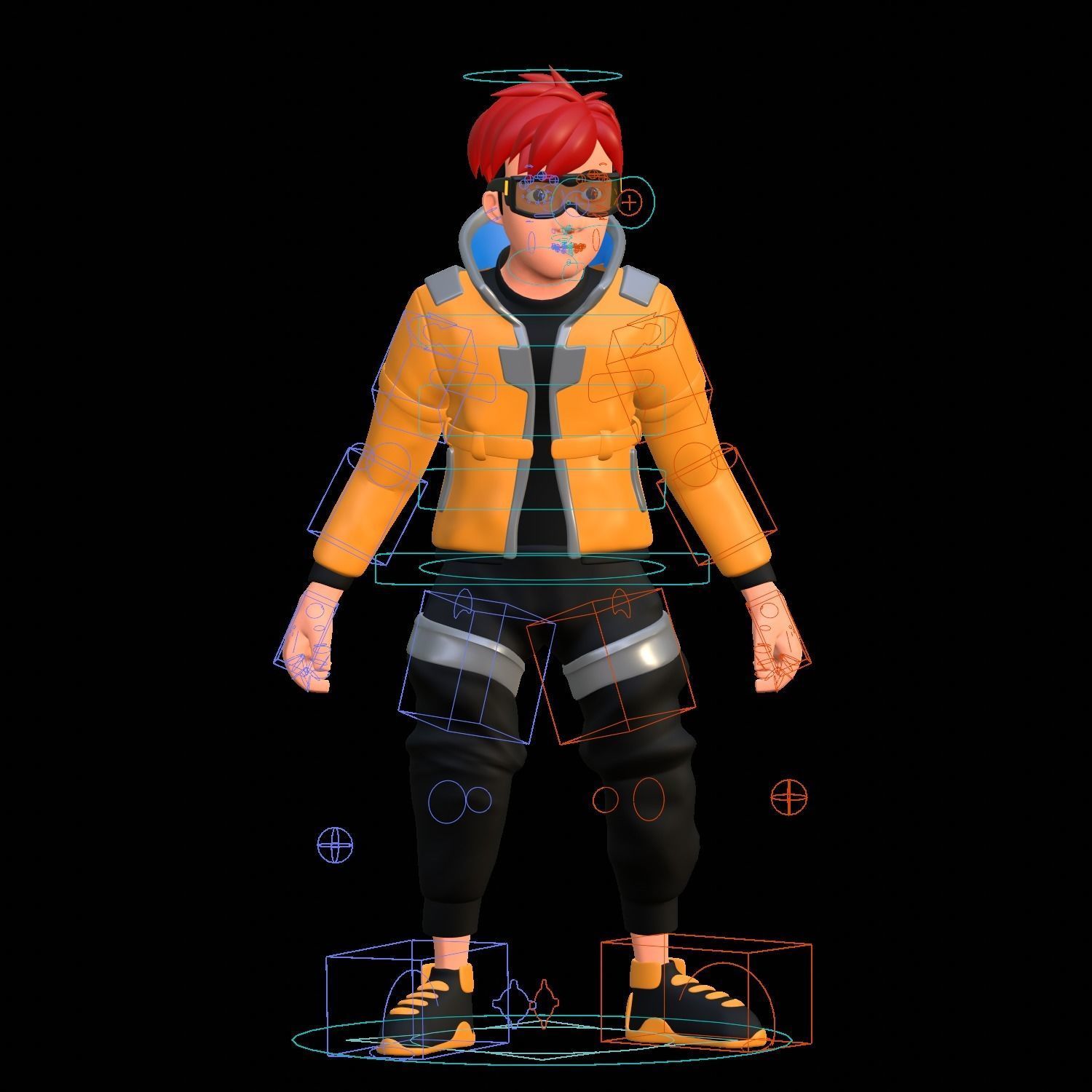 3D model Stylized Fantasy Cyber Character VR / AR / low-poly | CGTrader