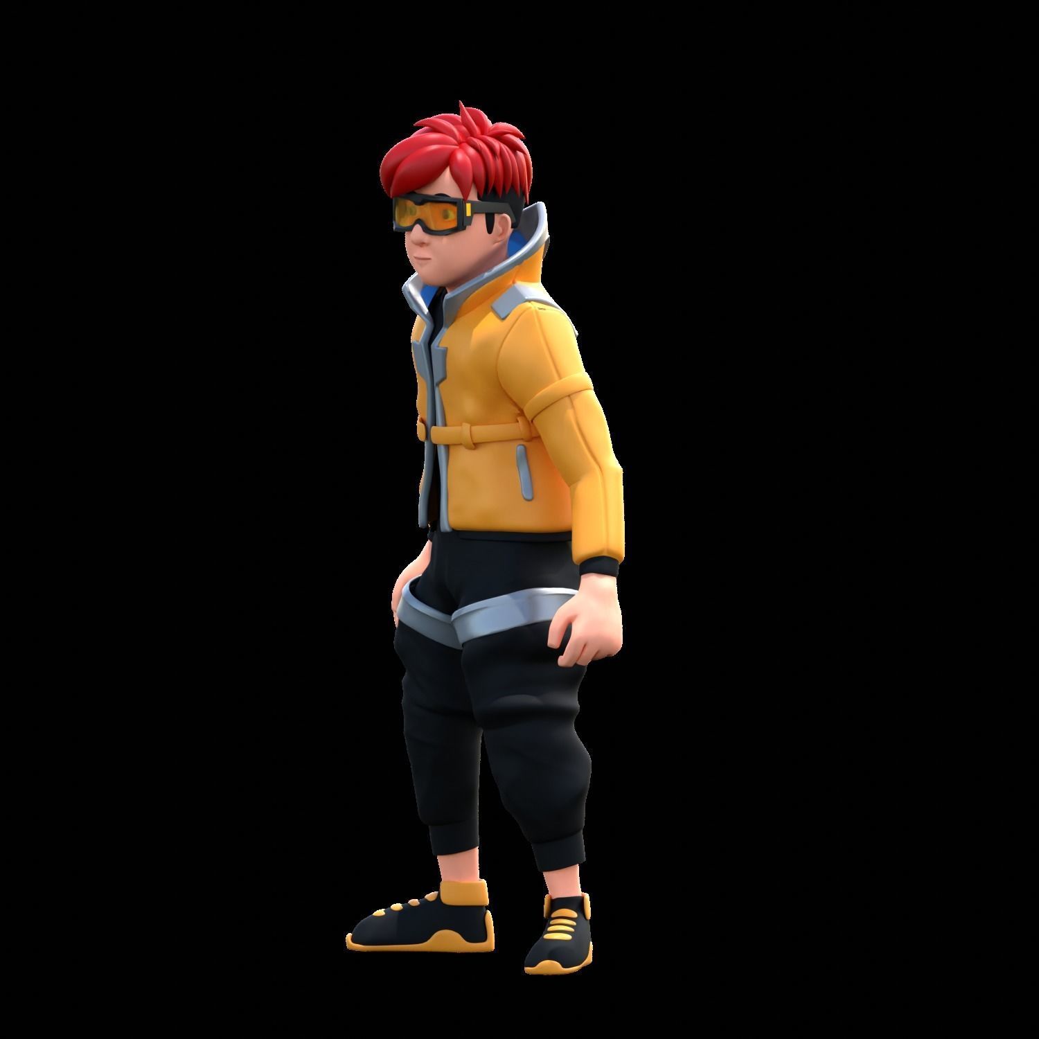 3D model Stylized Fantasy Cyber Character VR / AR / low-poly | CGTrader