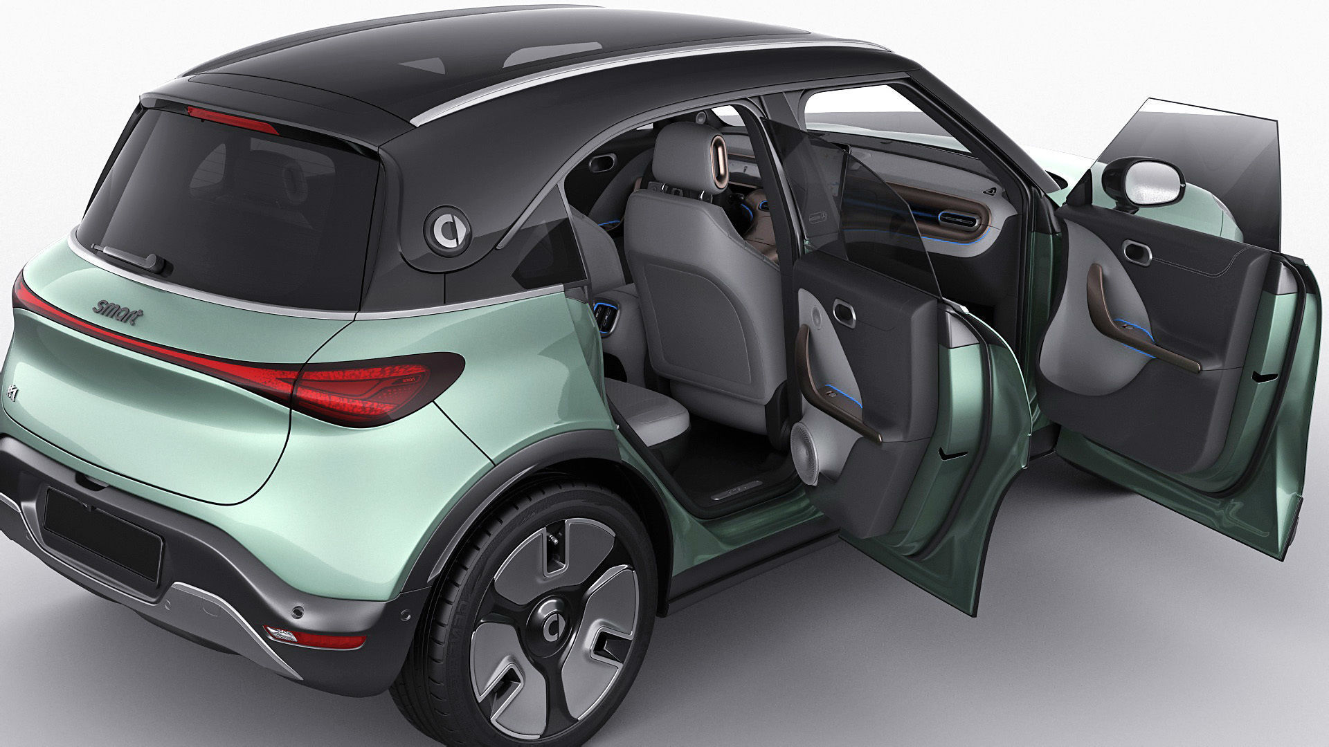 Smart 1 One 2023 with interior 3D model | CGTrader