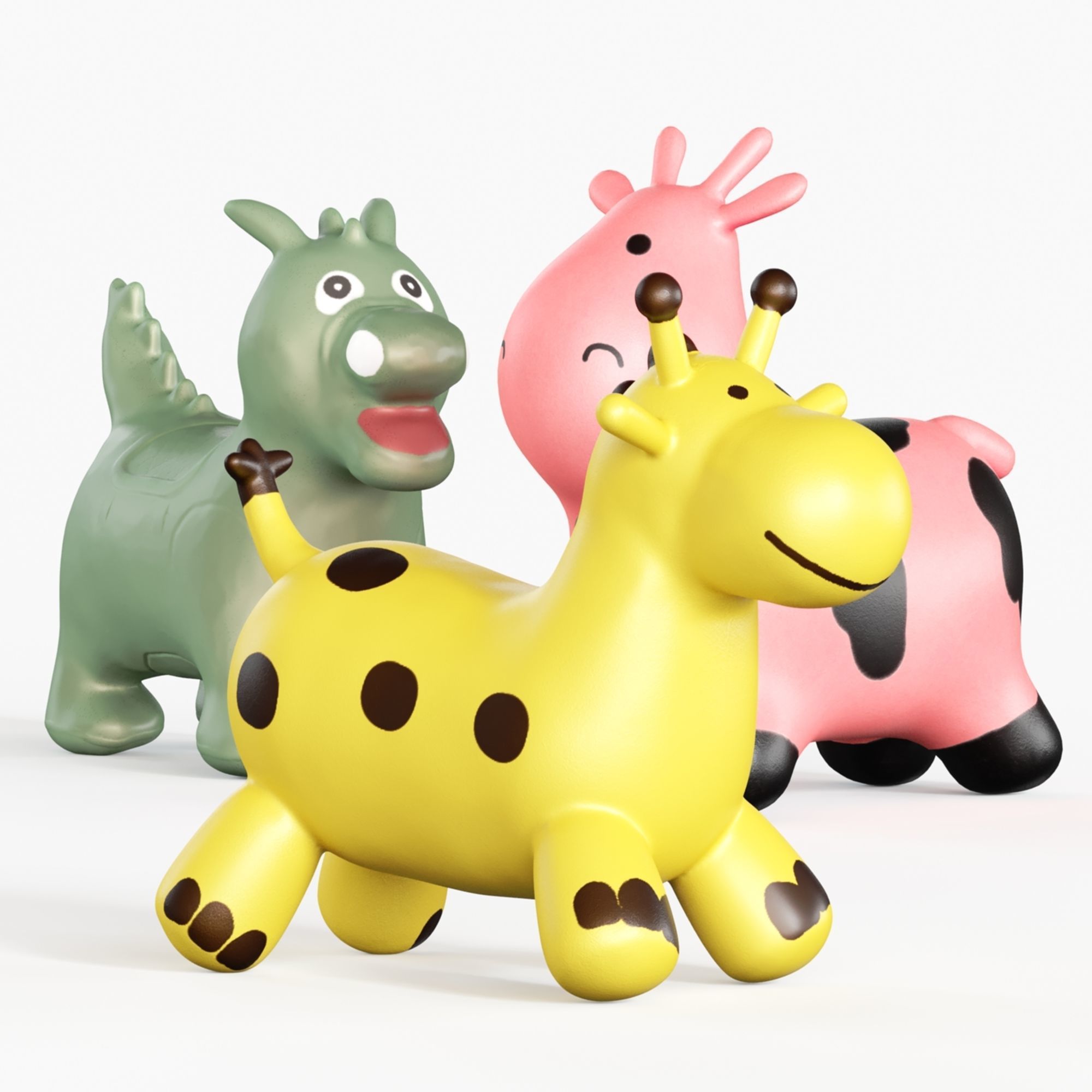 Happy Hopperz Space Hopper sit on toy set 3D model | CGTrader