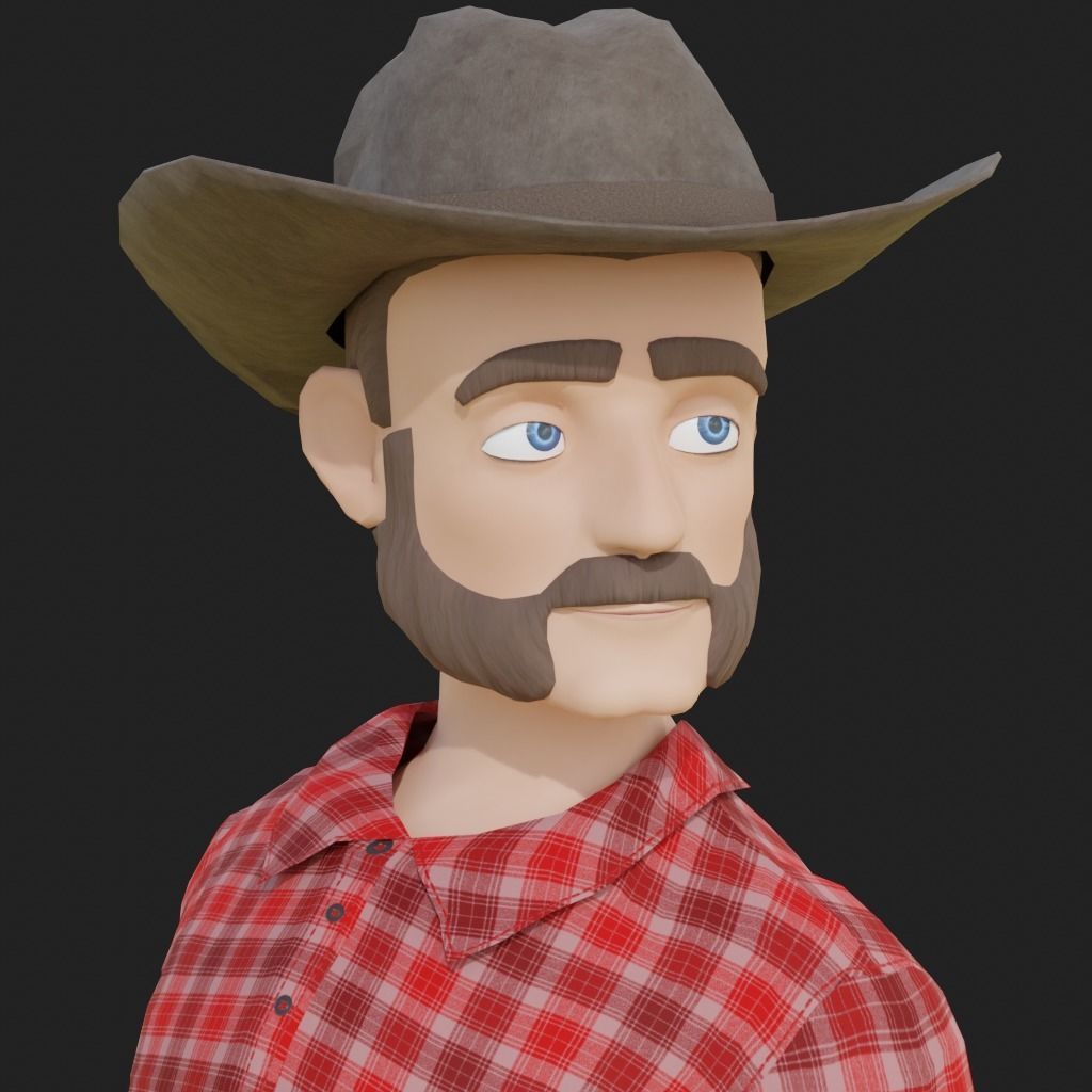 Stylized Customizable Avatar - Male - FREE free VR / AR / low-poly 3D ...