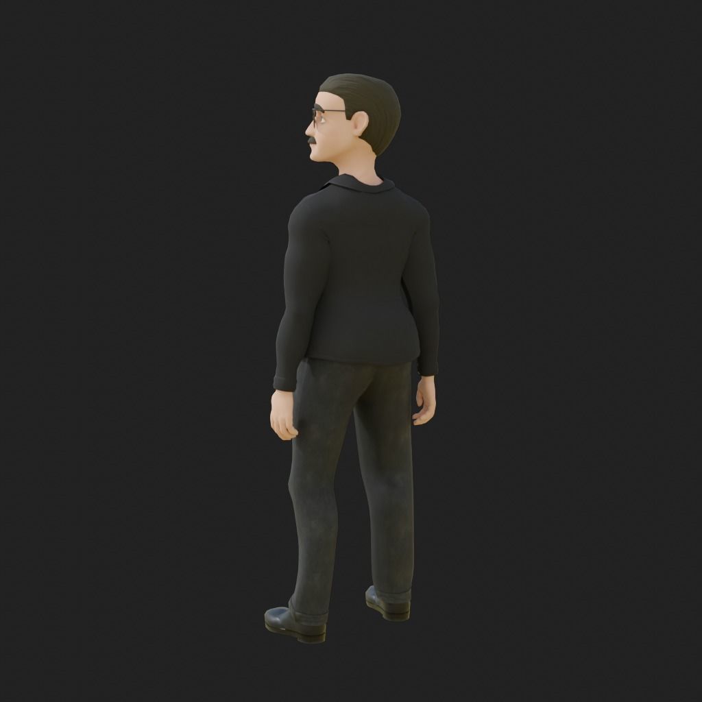 Stylized Customizable Avatar - Male - FREE free VR / AR / low-poly 3D ...