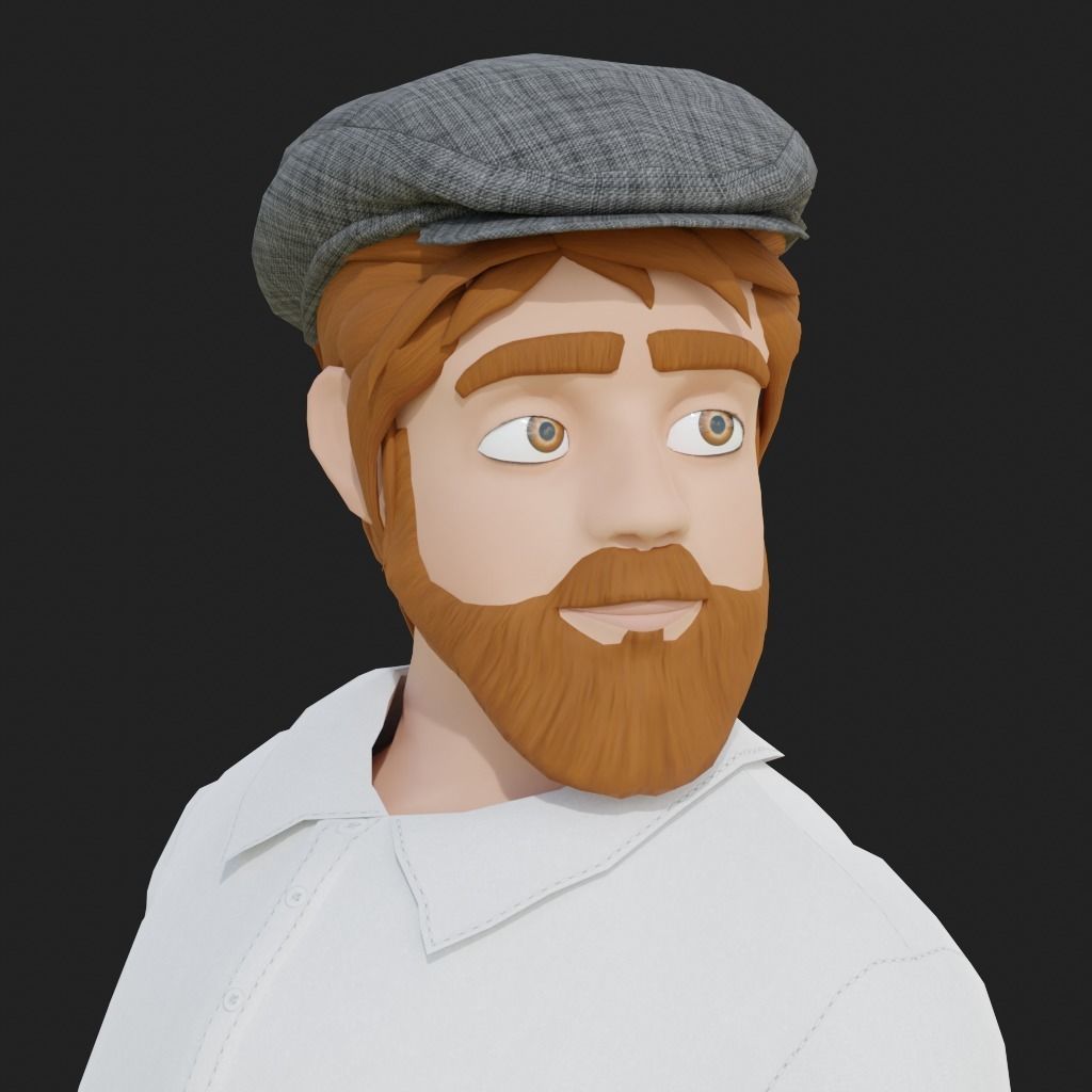 Stylized Customizable Avatar - Male - FREE free VR / AR / low-poly 3D ...