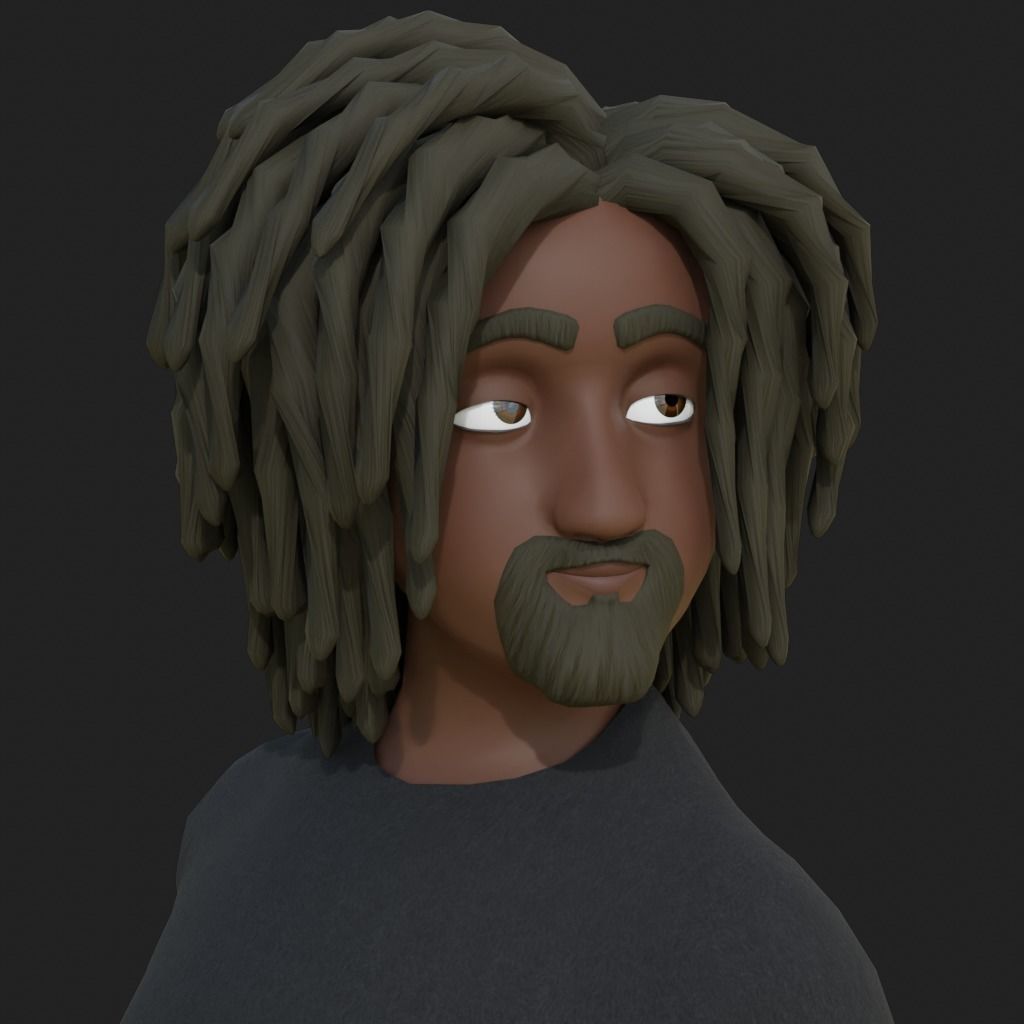 Stylized Customizable Avatar - Male - FREE free VR / AR / low-poly 3D ...