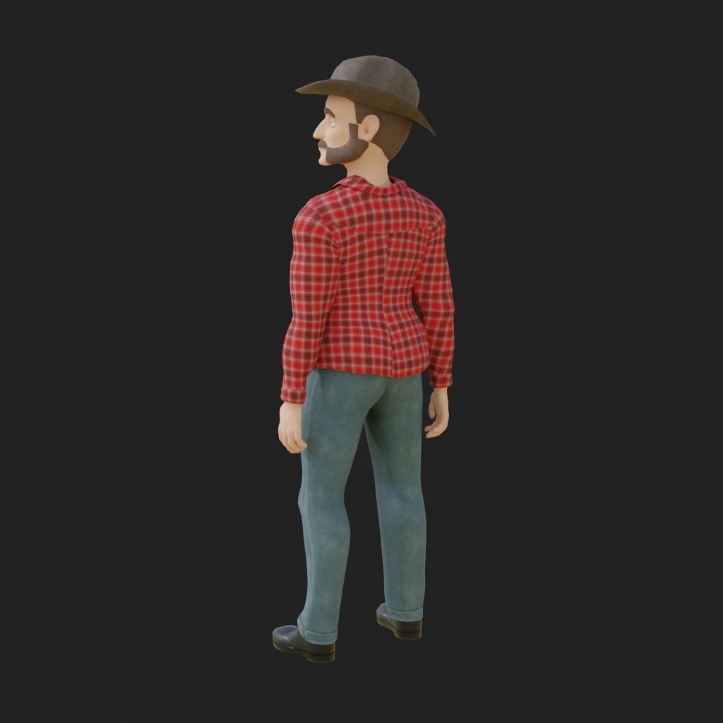Stylized Customizable Avatar - Male - FREE free VR / AR / low-poly 3D ...