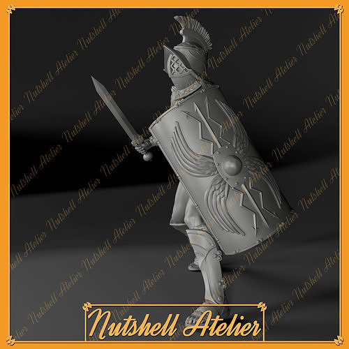 Nutshell Atelier - Gladiatrix - Murmillo NSFW 3D model 3D printable | CGTrader