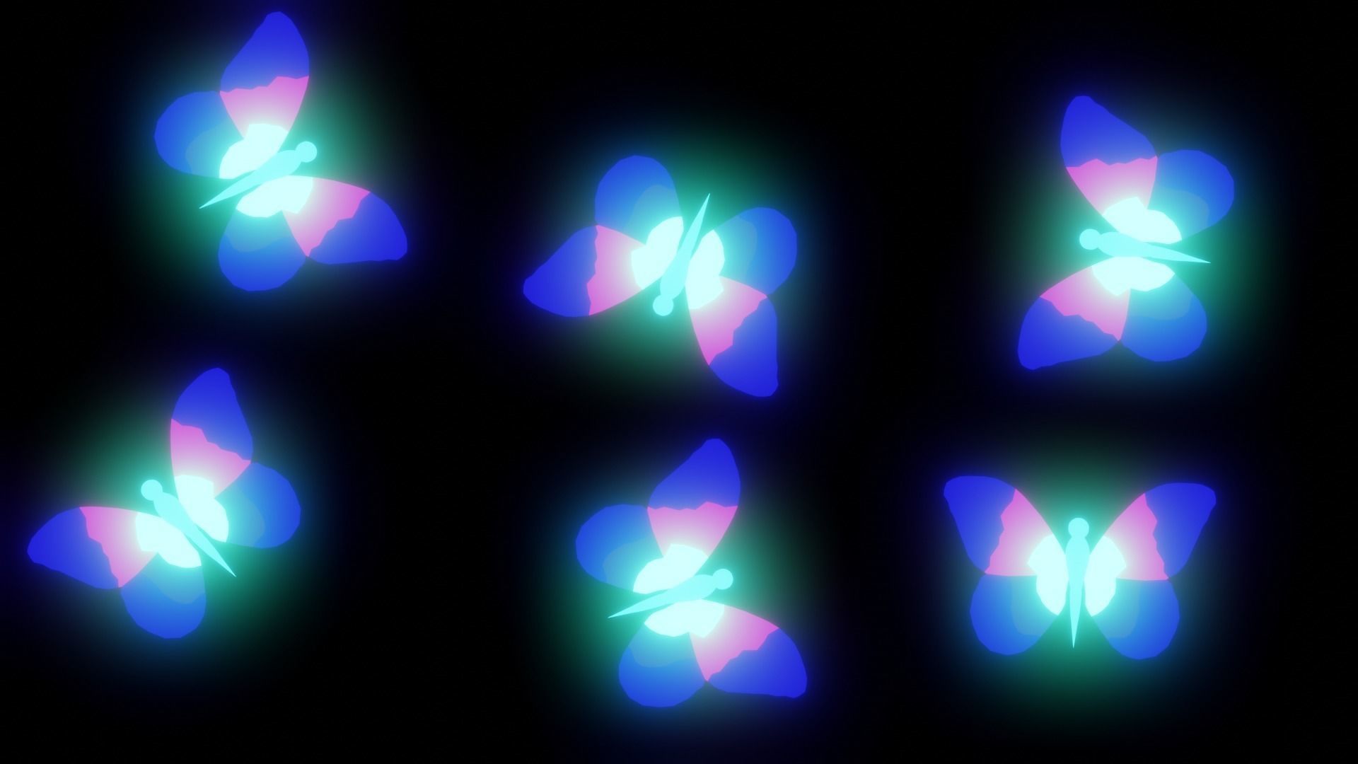 Butterfly animated butterflies free 3D model | CGTrader