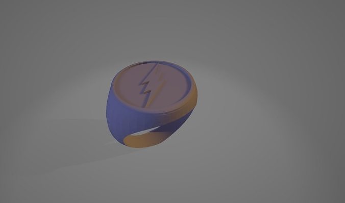 Flash Ring 15 5mm and 16mm 3D model 3D printable | CGTrader