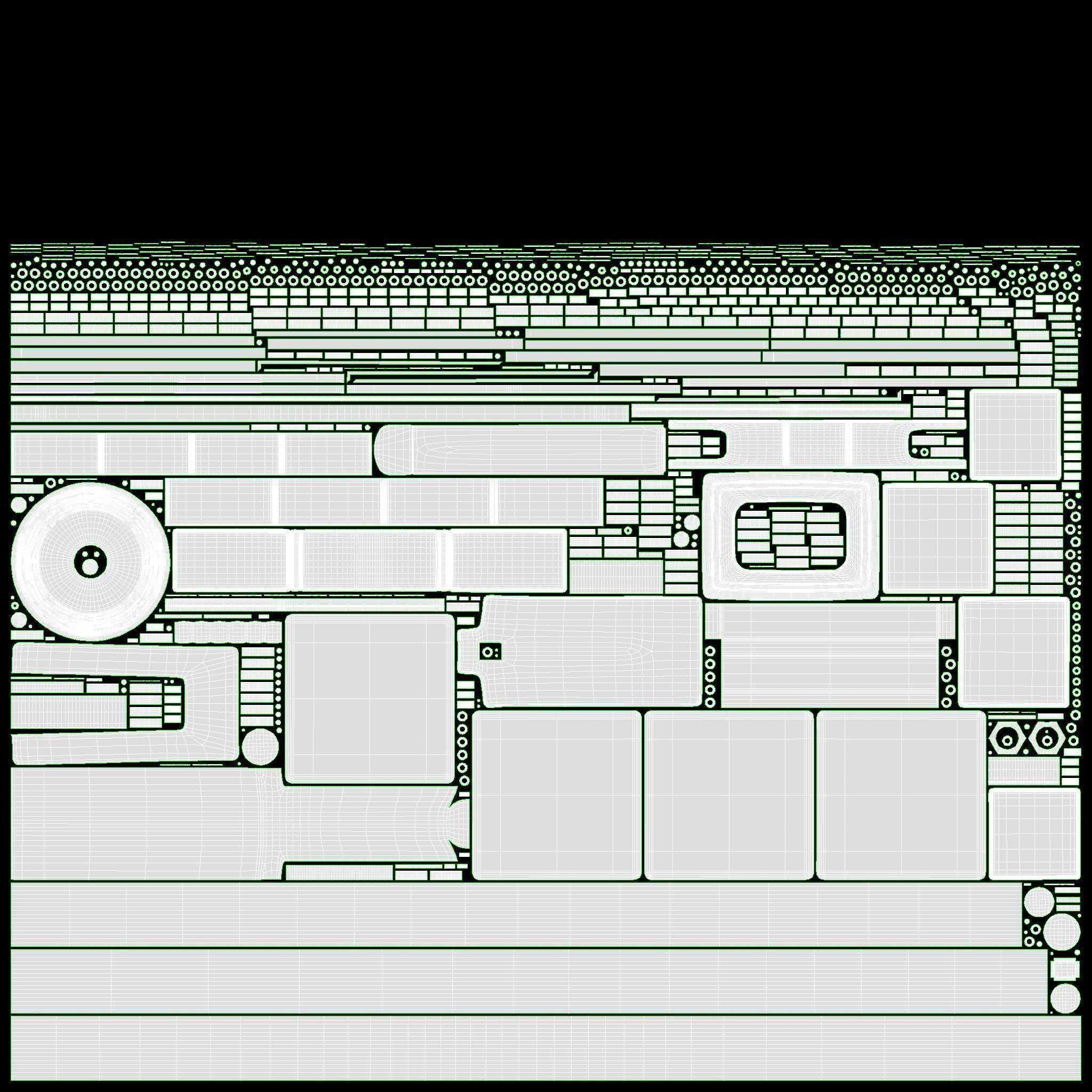 Panel Tower Faucet System With Display 01 3D model | CGTrader
