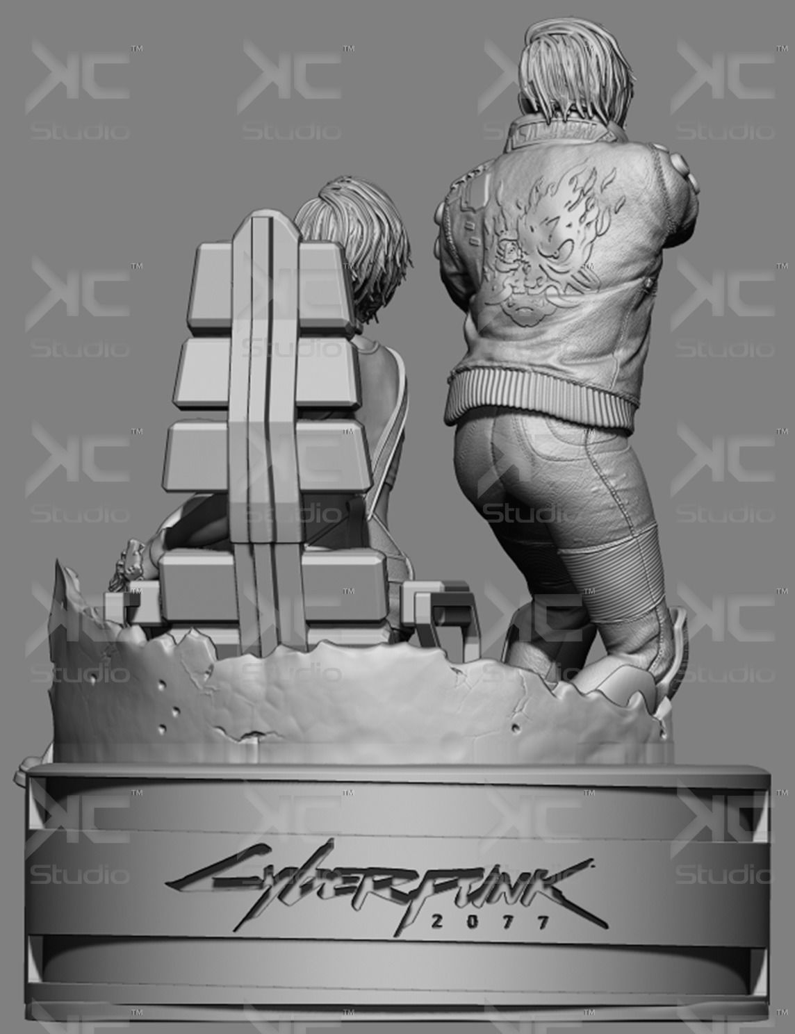 Cyberpunk 2077 FanArt 3D model 3D printable | CGTrader