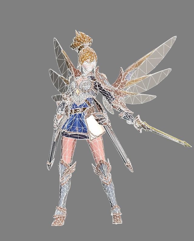 fanny 3d mobile legends skin 06 3D model animated rigged | CGTrader