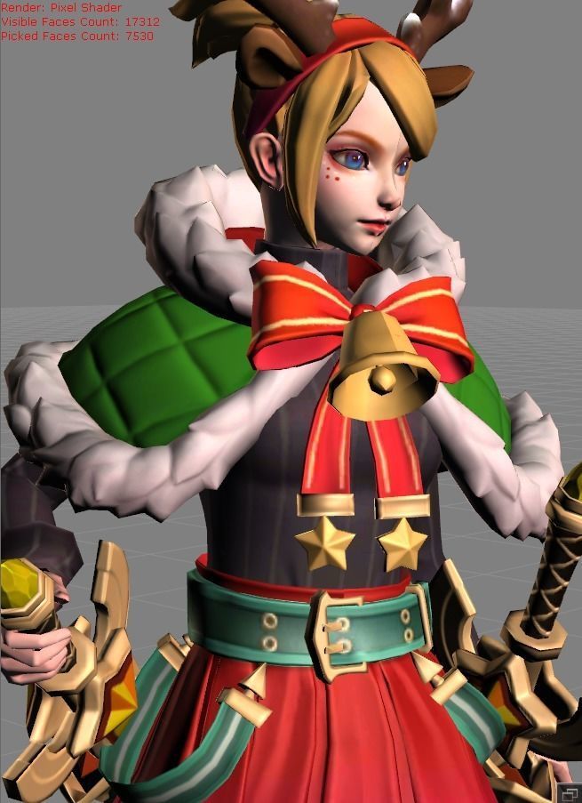 3D model fanny Christmas Carnival VR / AR / low-poly | CGTrader