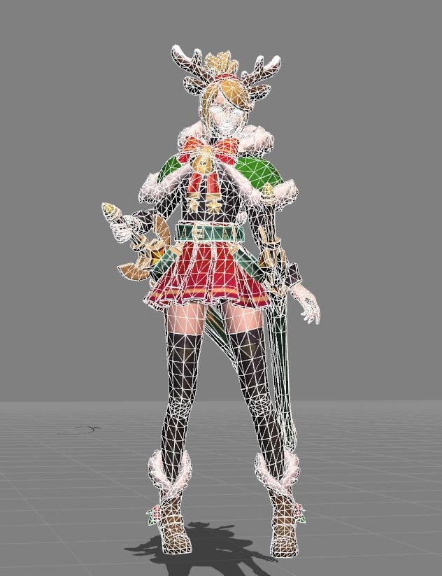 3D model fanny 3d mobile legends 07 VR / AR / low-poly | CGTrader