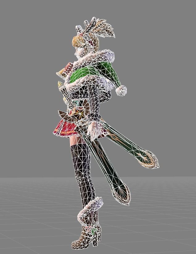 3D model fanny 3d mobile legends 07 VR / AR / low-poly | CGTrader