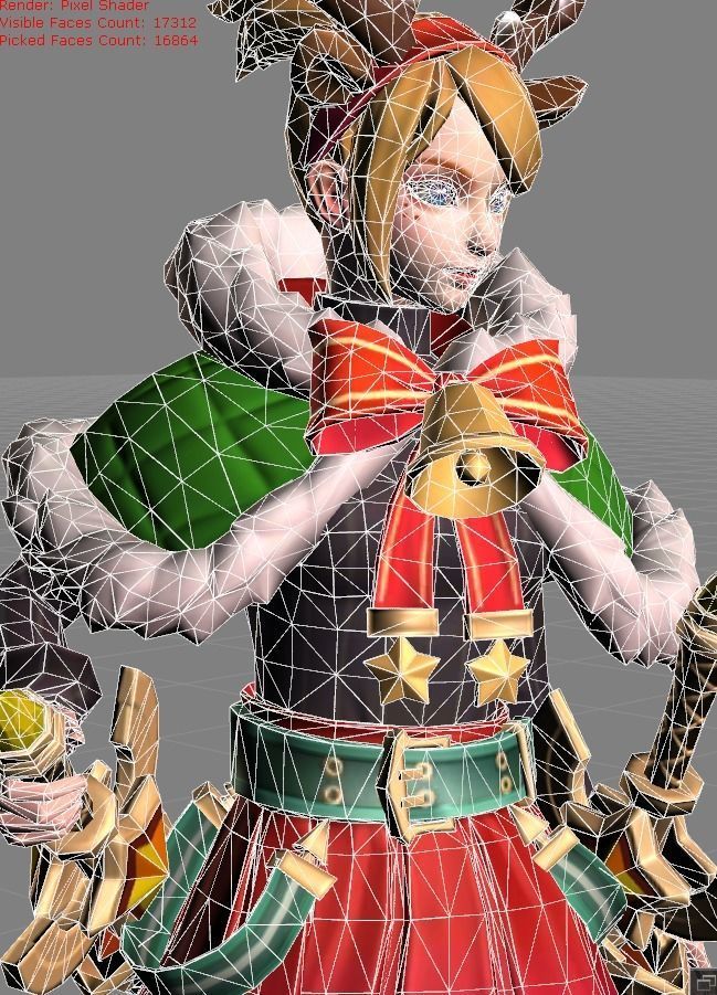 3D model fanny 3d mobile legends 07 VR / AR / low-poly | CGTrader