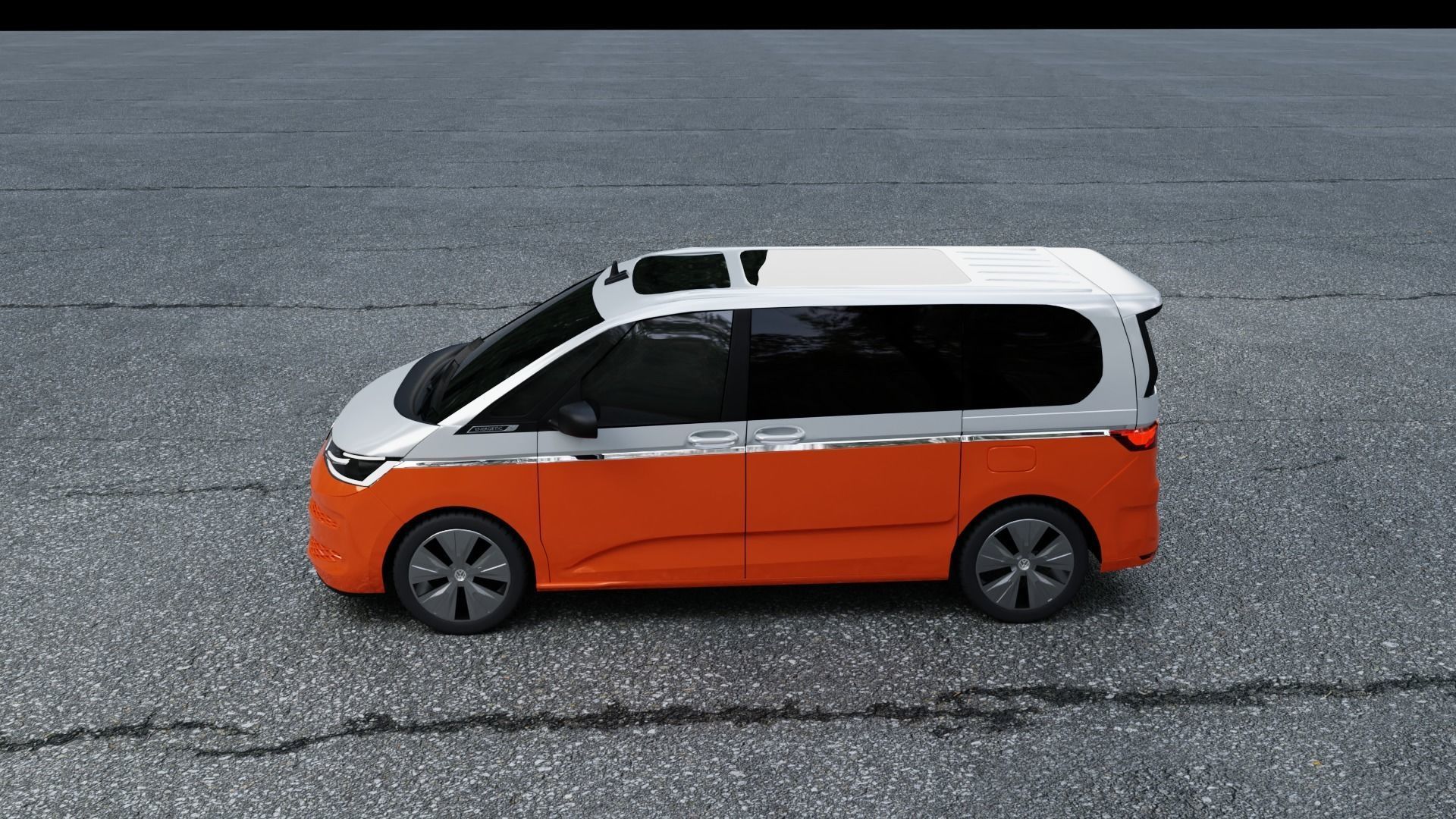 Volkswagen T7 Multivan 2022 3D model | CGTrader