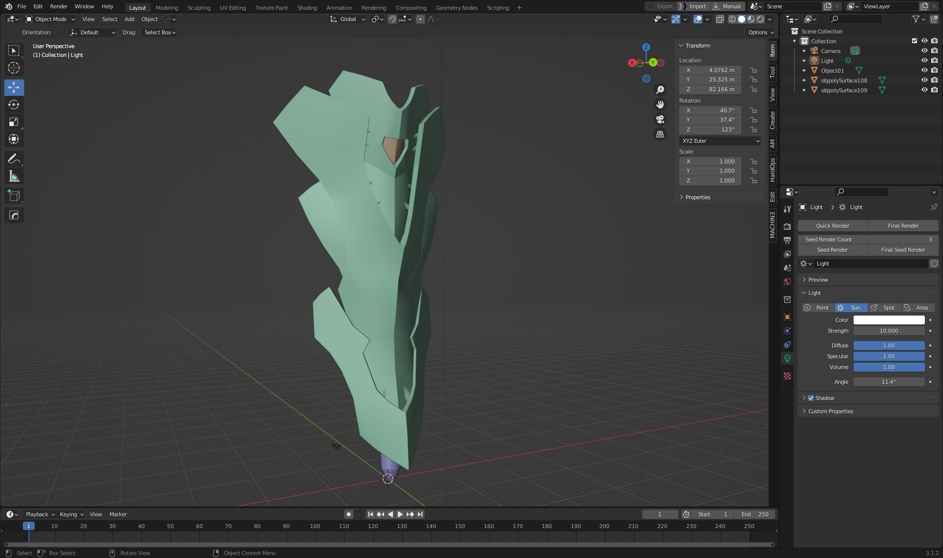 3D model EVA UNIT 00 Defense Shield Enchanted shield of virtue VR / AR ...