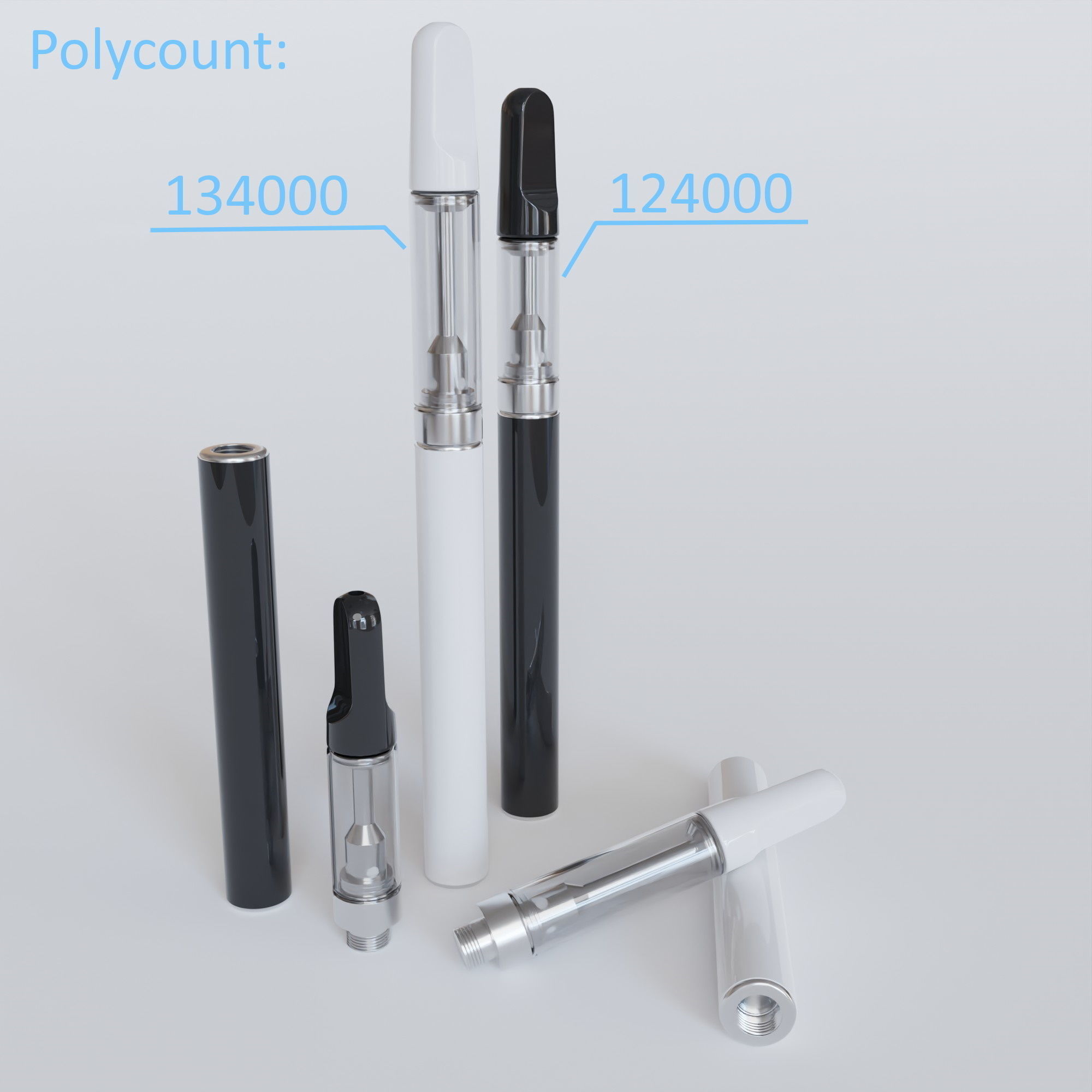 vape cigarette 3D model | CGTrader